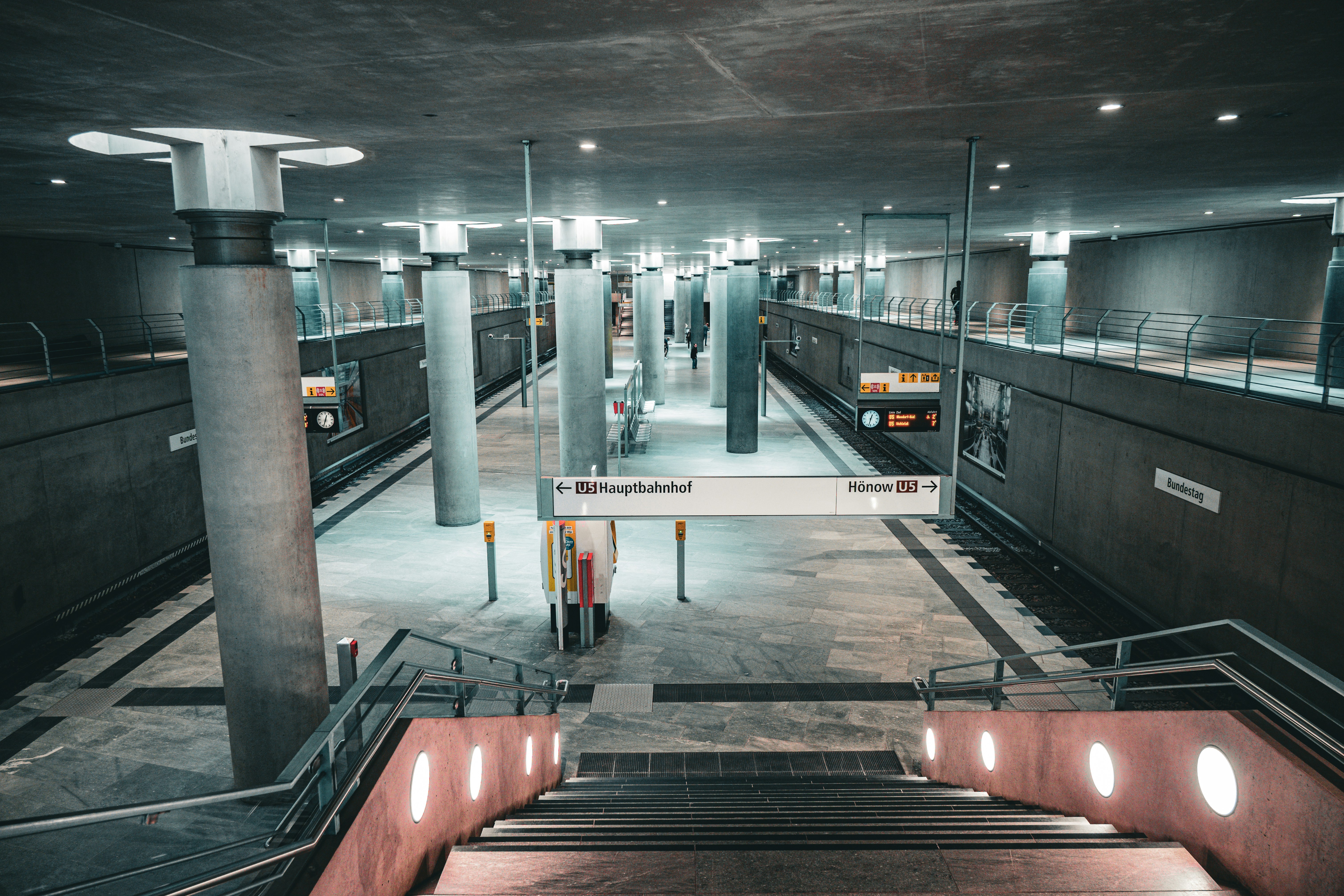 Underground Crossroads: Quiet Corridor of Echoing Steps