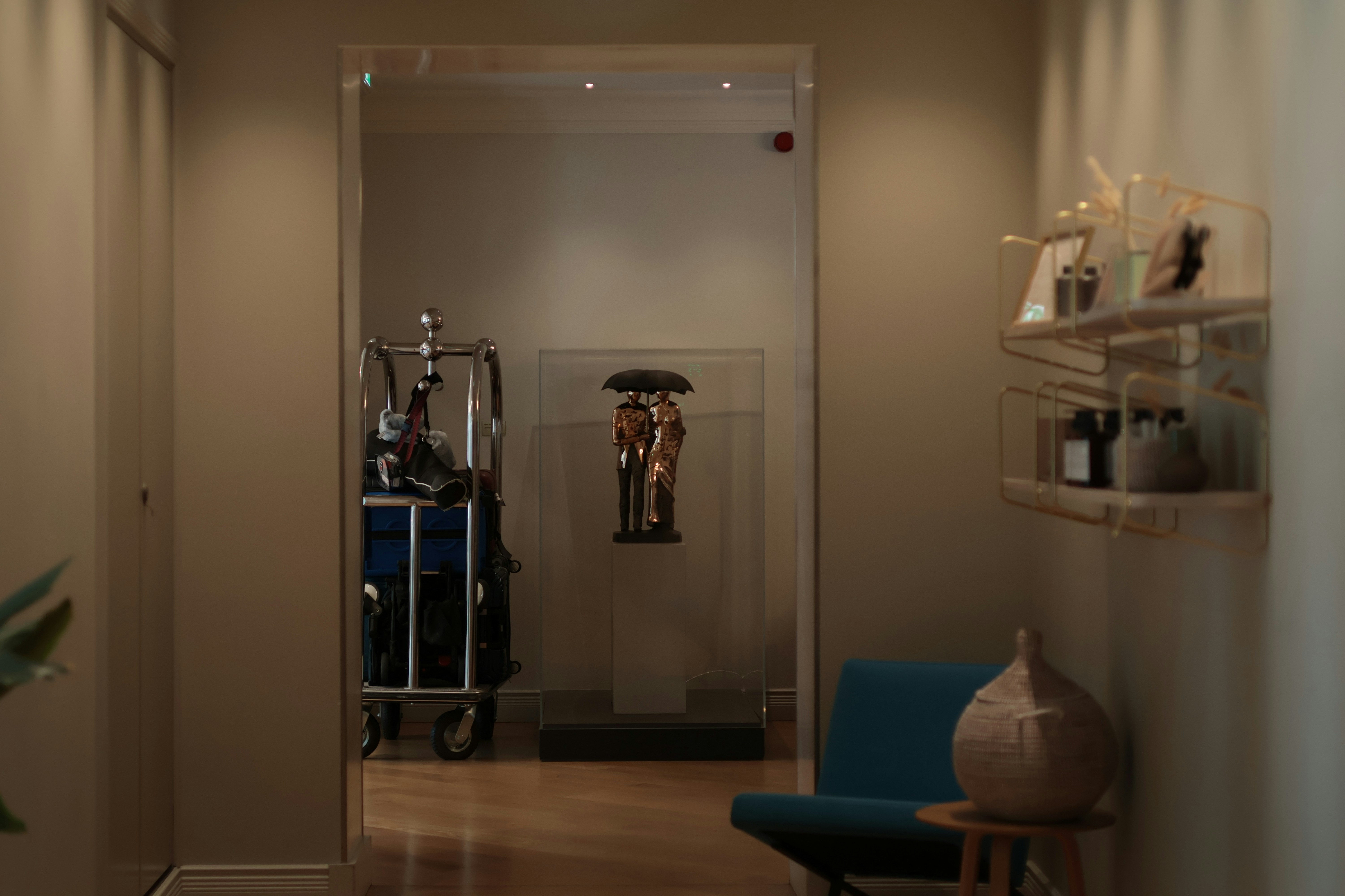 Echoes of a Hallway Exhibit: A Quiet Gallery in a Hotel Wing