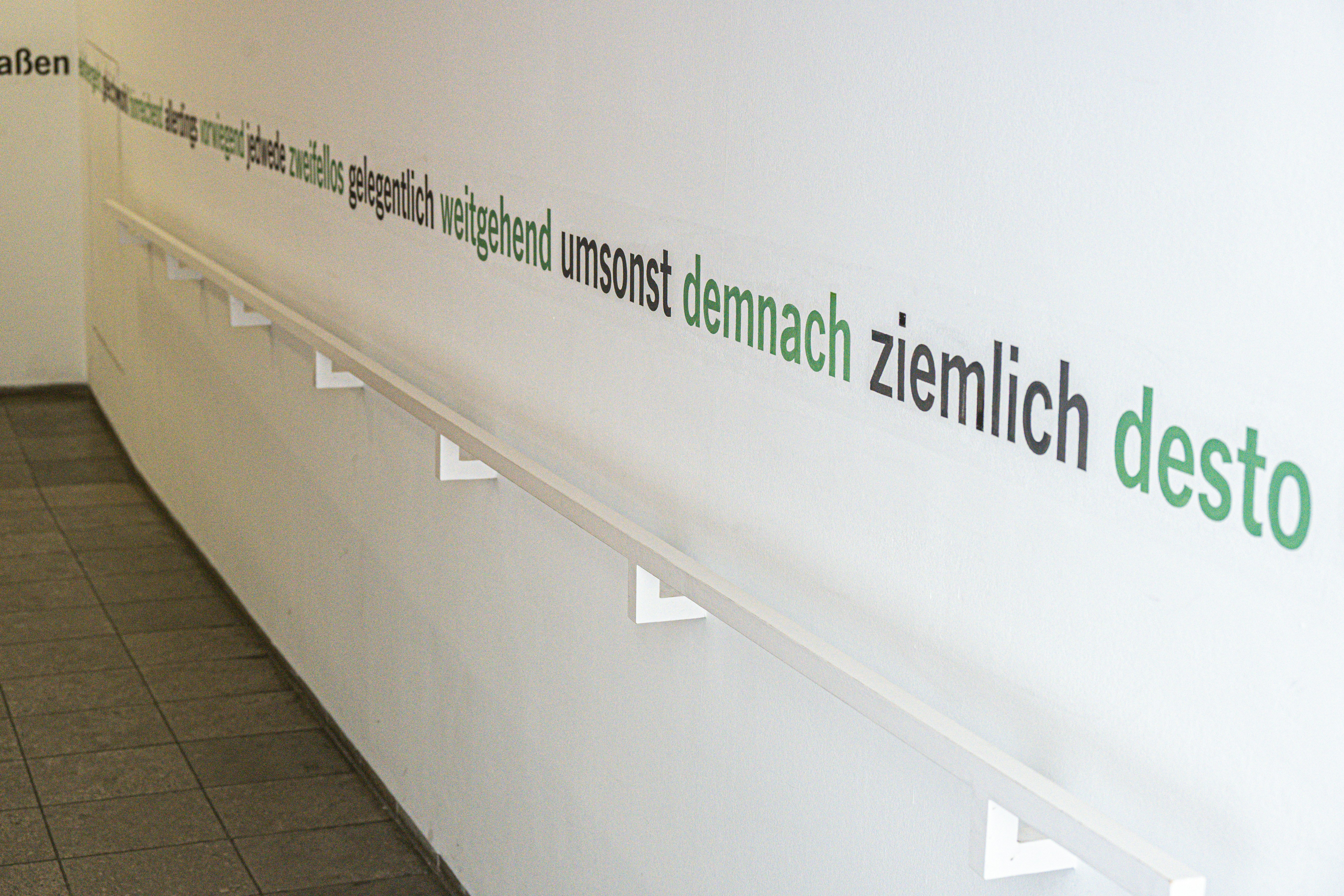 Wall Text Corridor: A Geometric Walk Through a Quiet Exhibit
