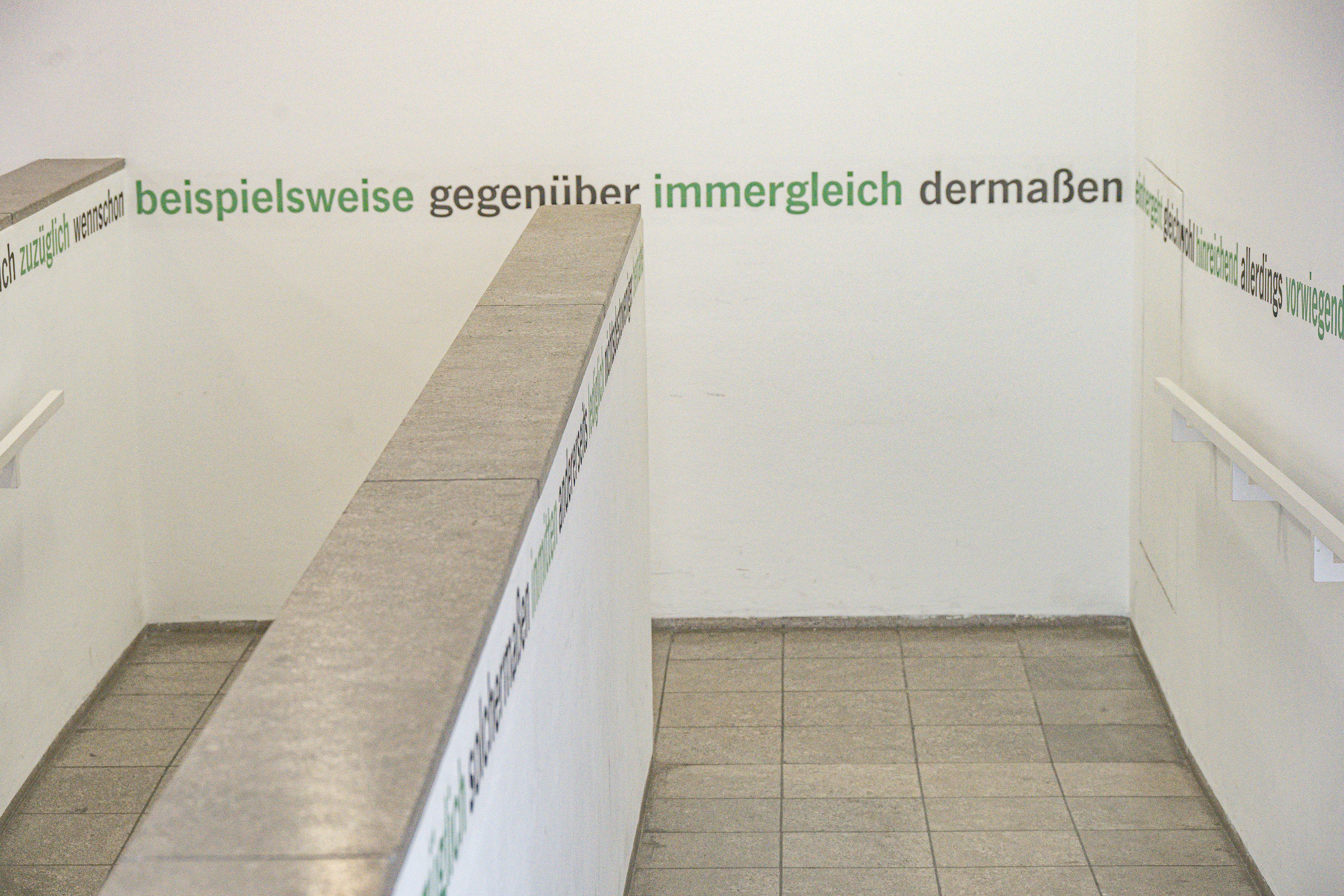 Minimal Axis: A Quiet Corridor in a White-Walled Gallery