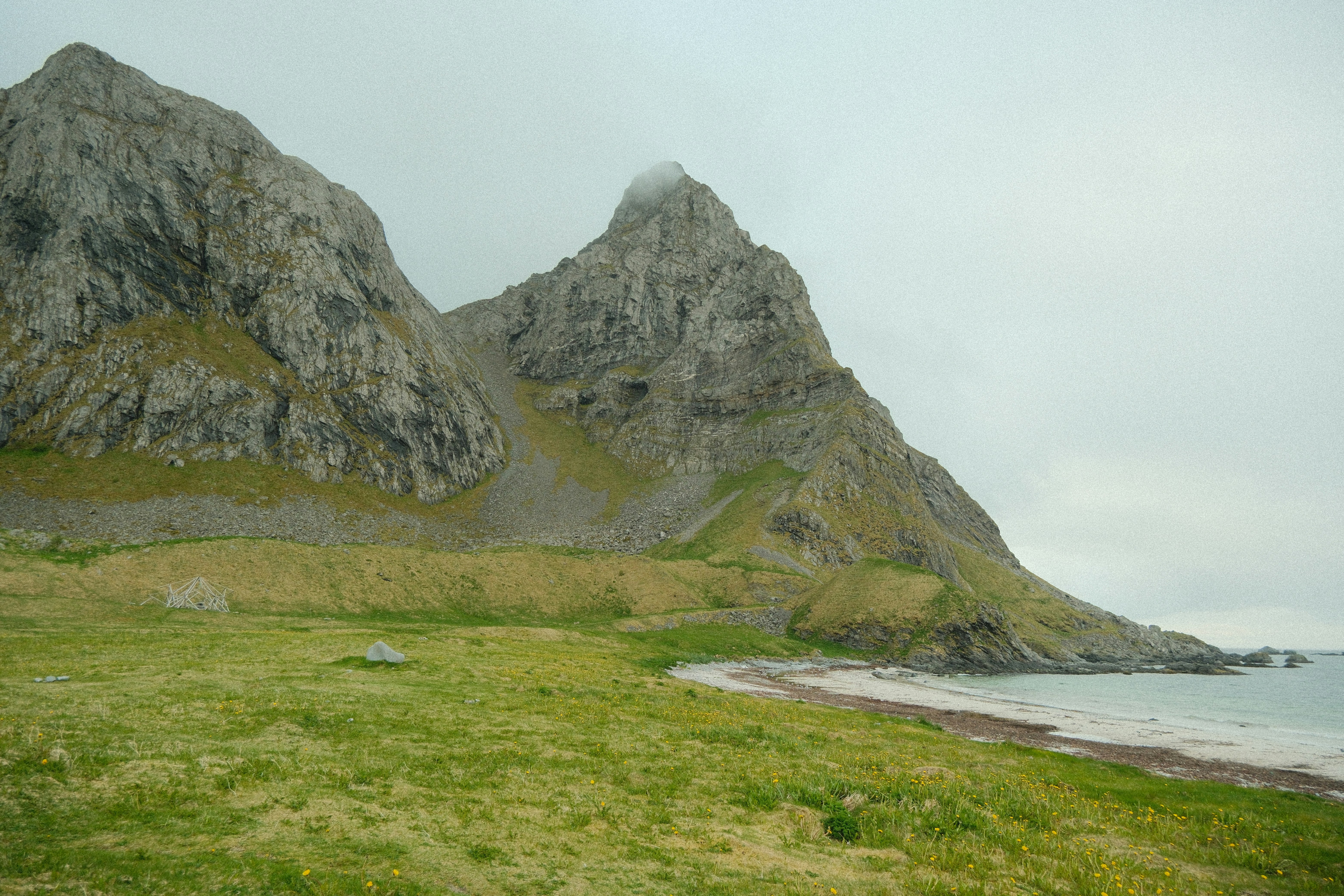 Granite Promontory Overlooking a Quiet Shore