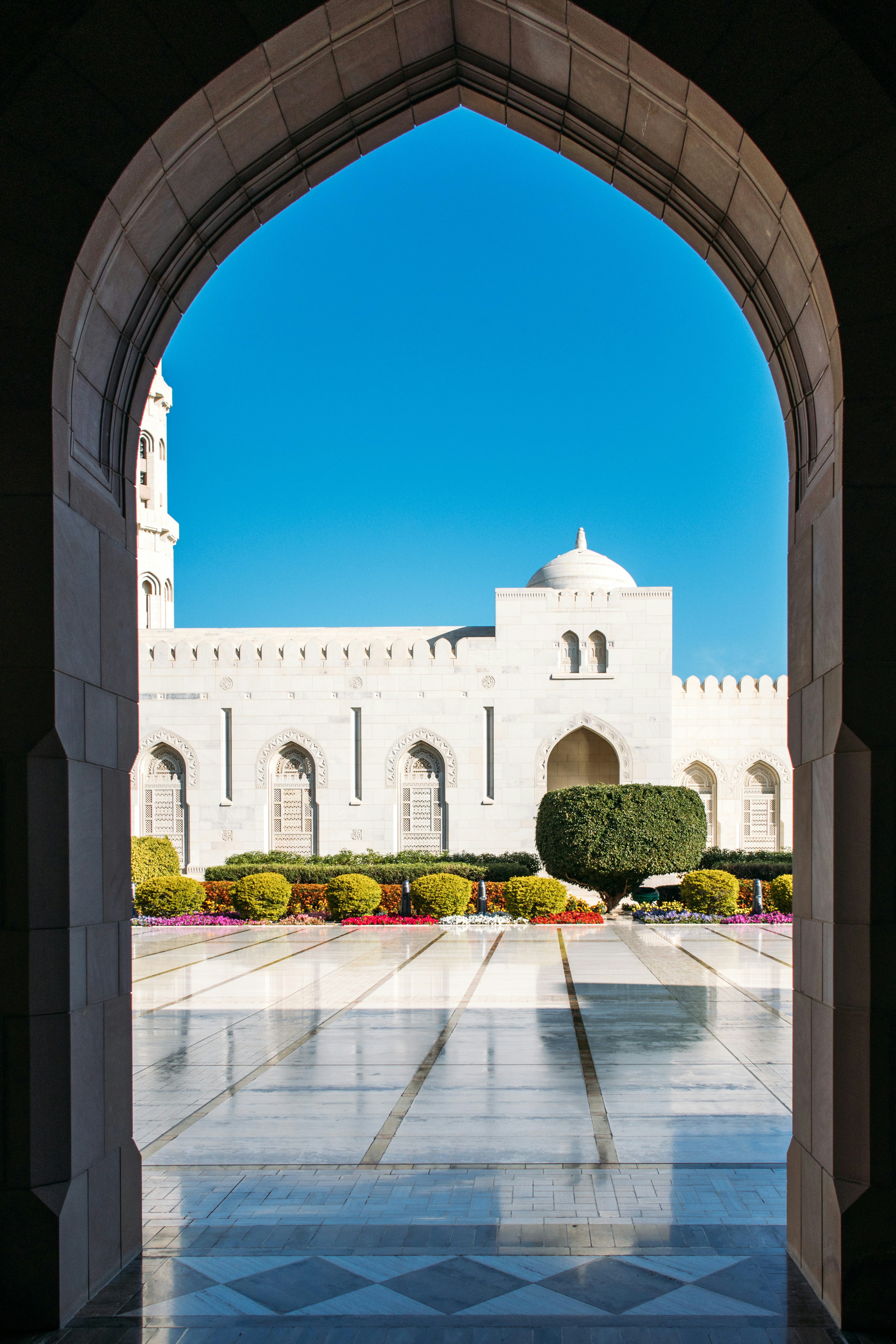 Archway to a Marble Oasis
