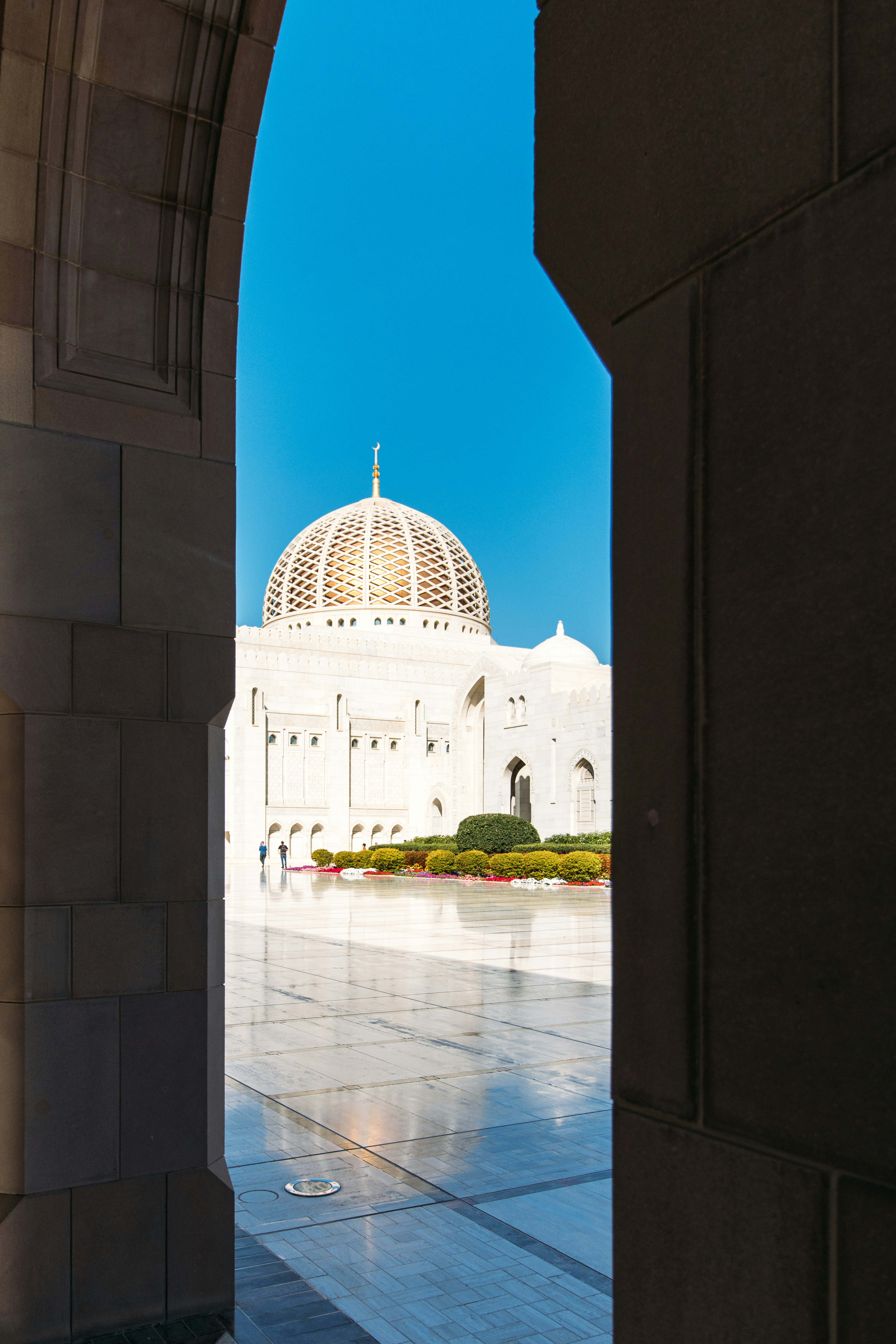 Dome of Light Through a Framed Entrance