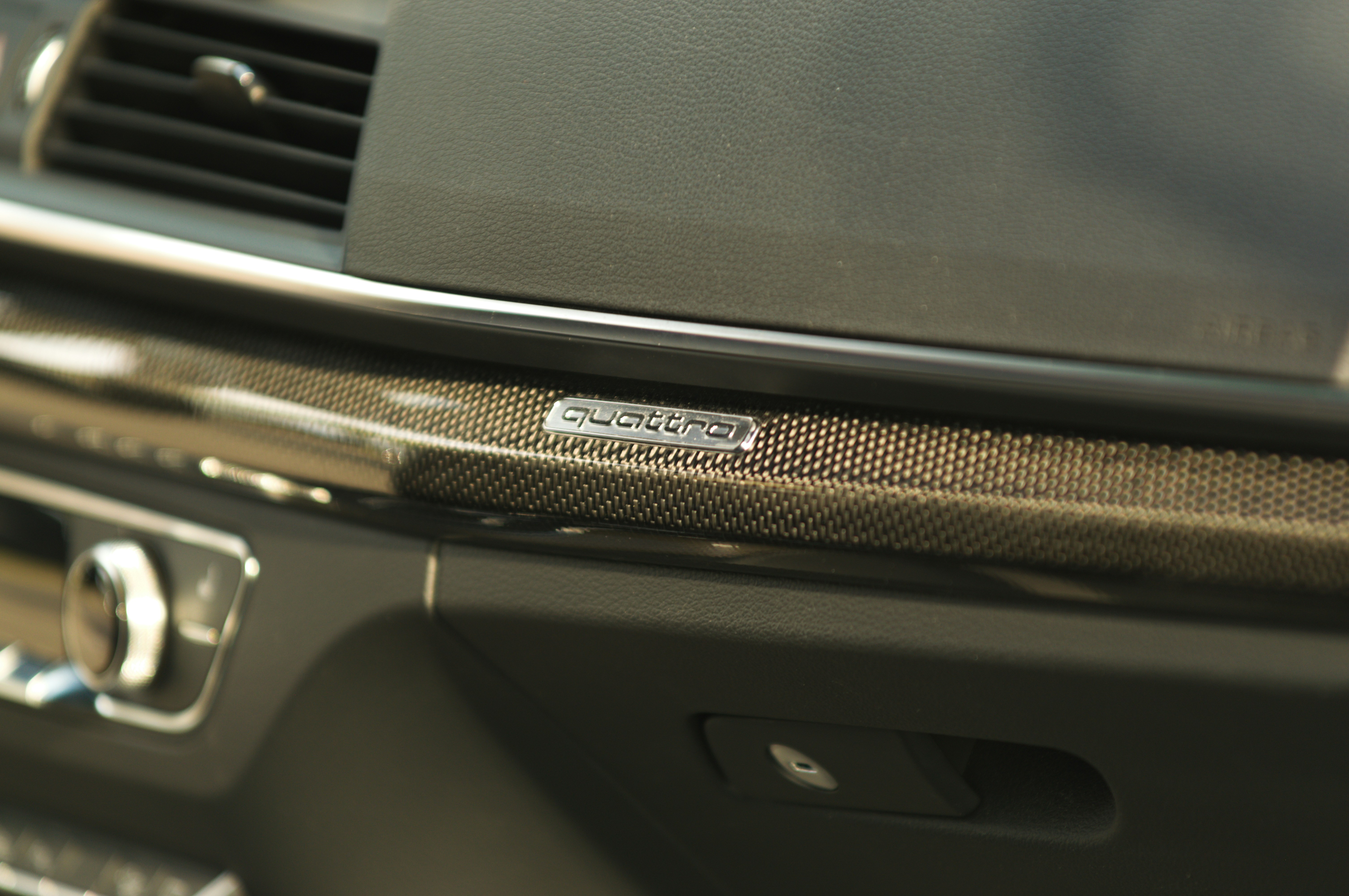 Carbon Fiber Trim and Dashboard Branding