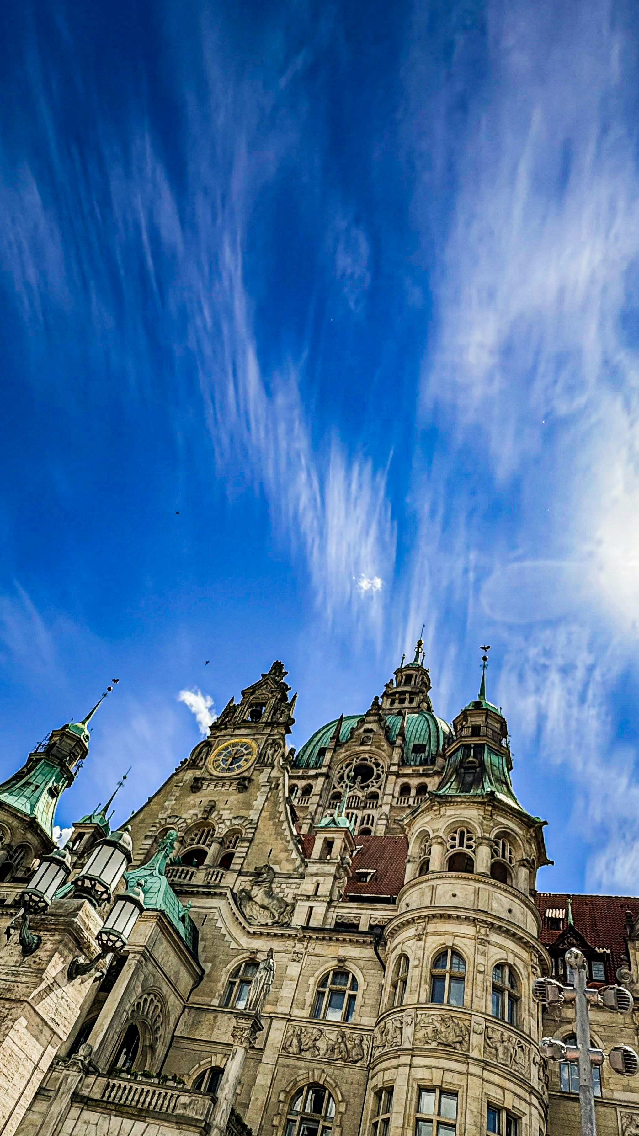 Gothic Grandeur Under a Cerulean Sky