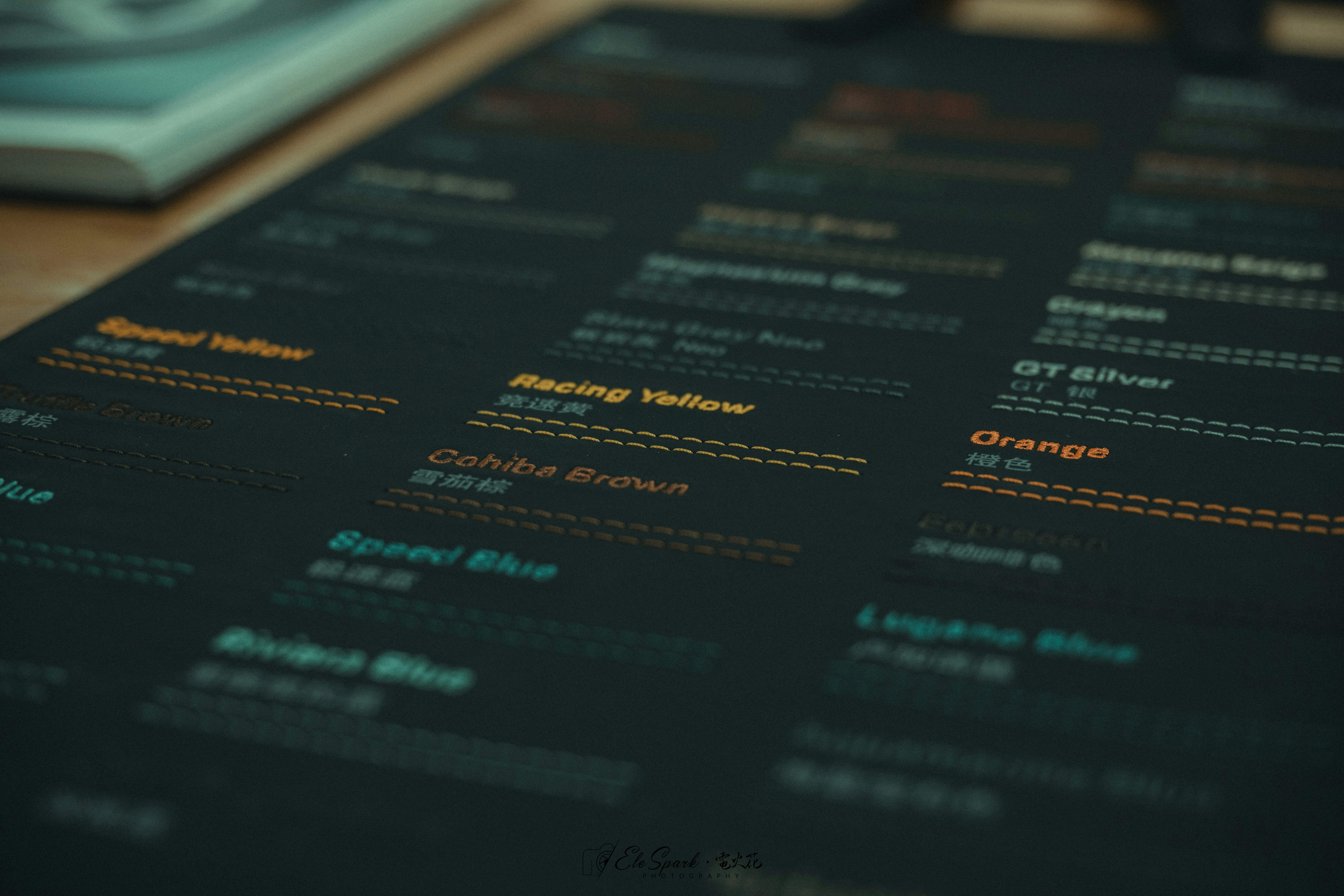 Muted Palette, Quiet Focus: Color Chips in Soft Focus