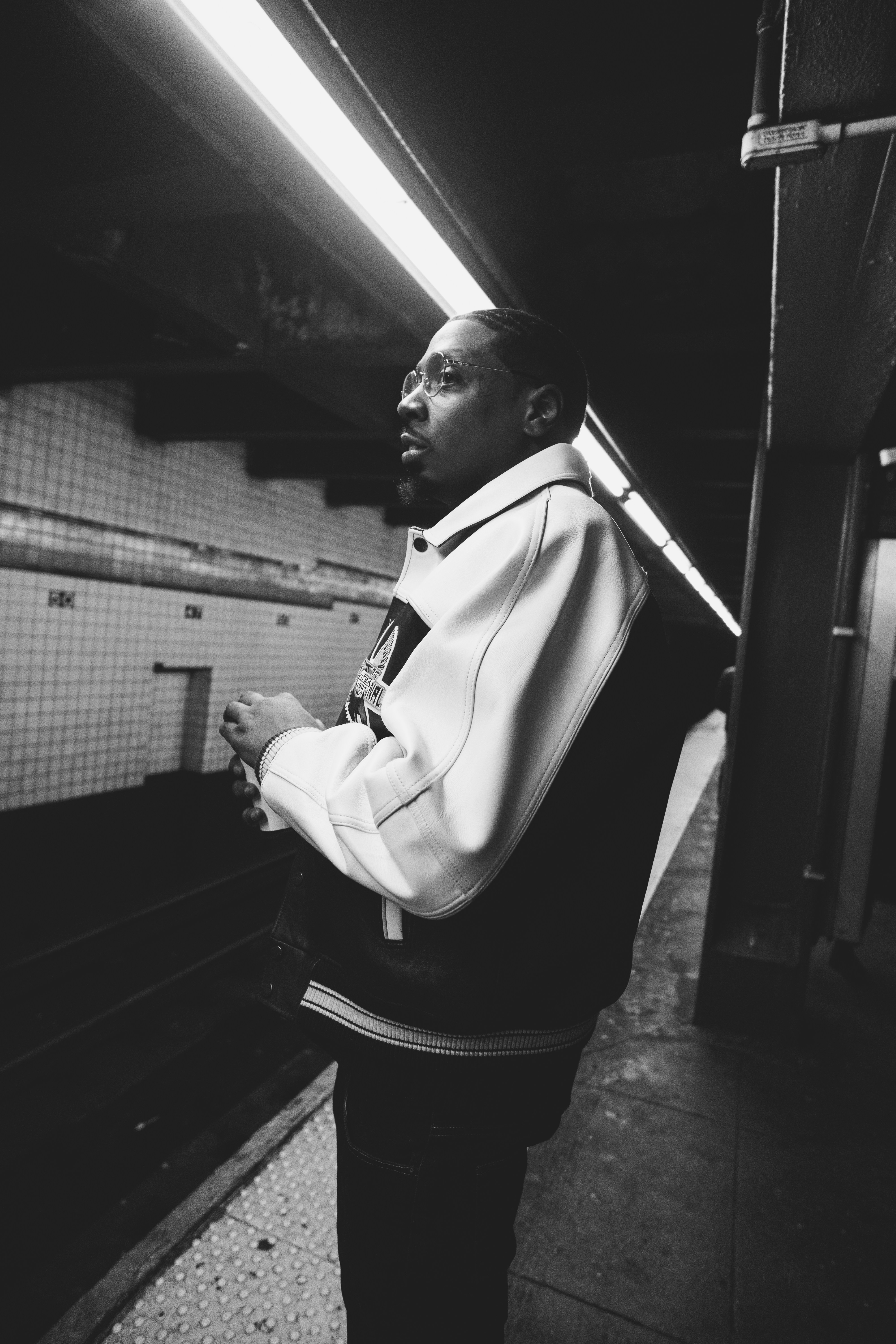 Midnight Platform: A Quiet Portrait in Underground Light