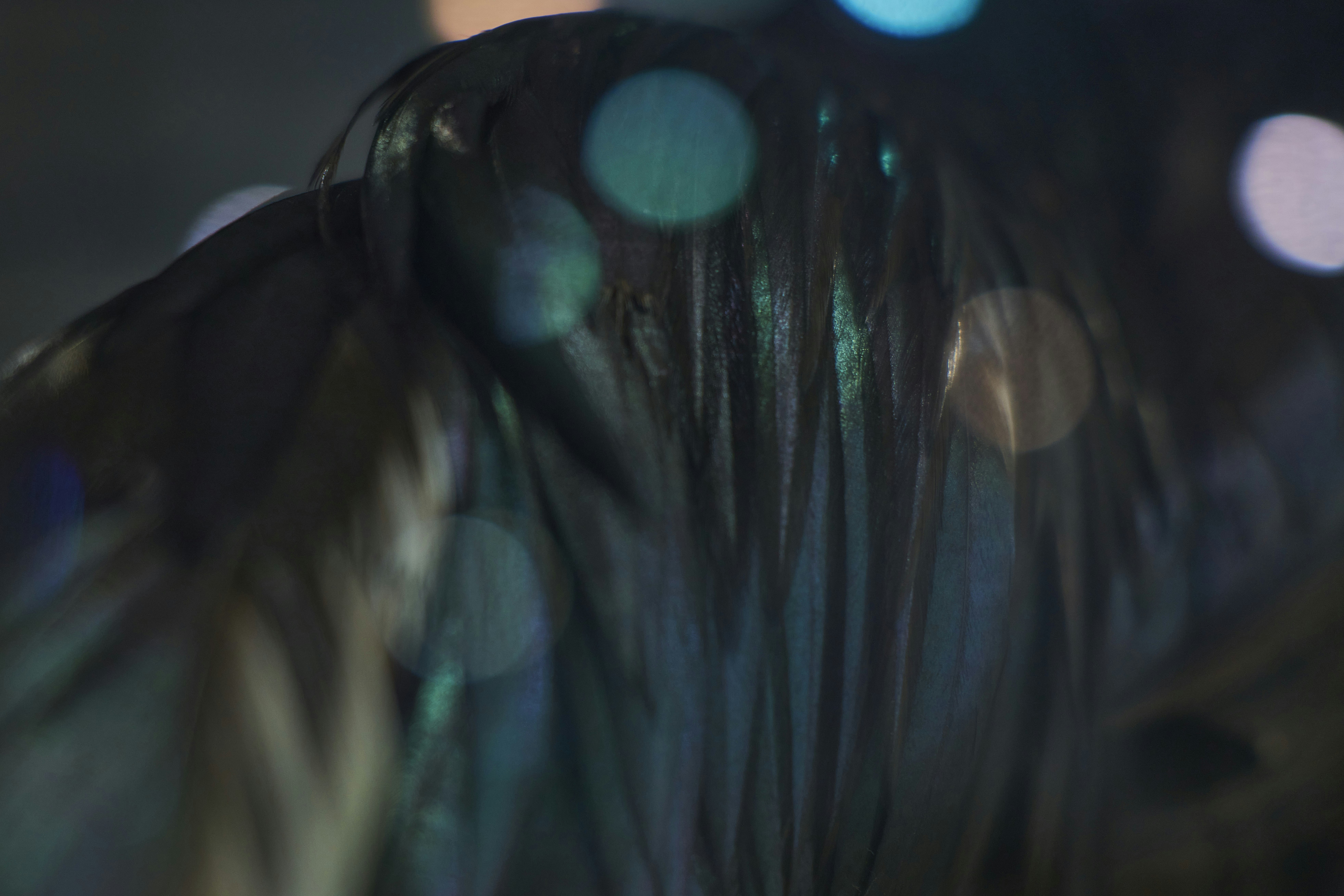 Midnight Reef: Emerald Orbs on a Dark Tide