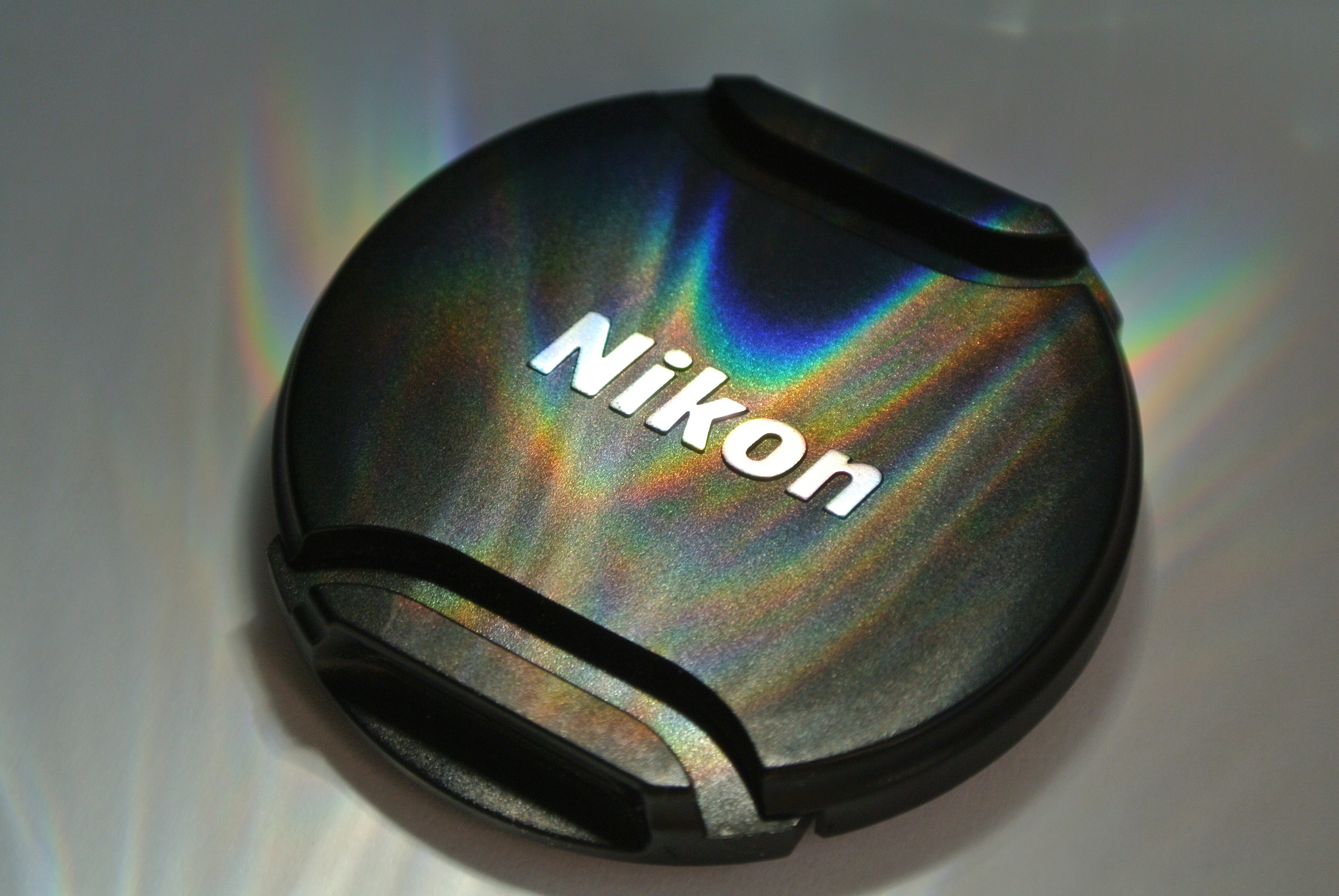 Nikon Emblem in Iridescent Light