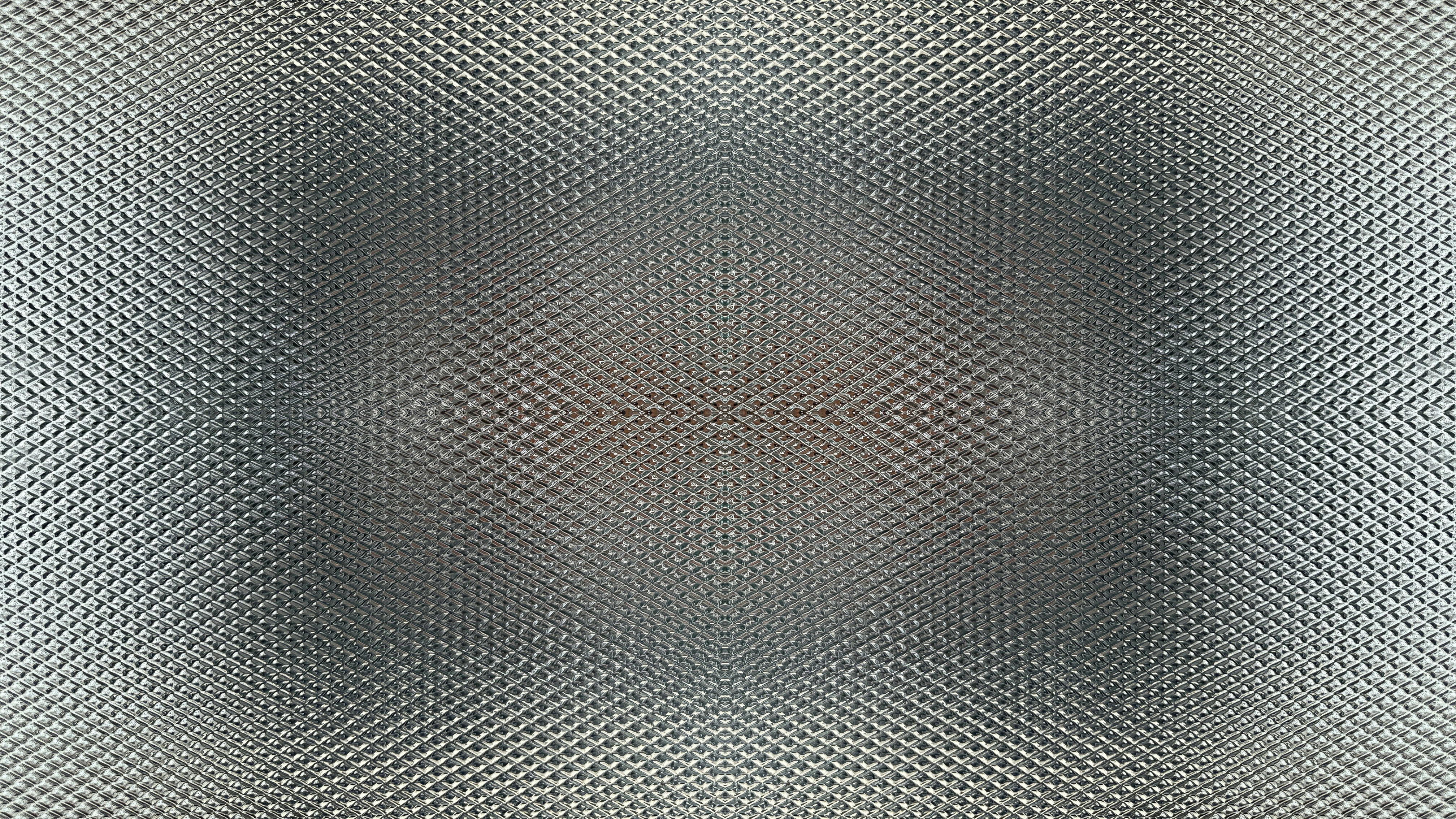 Hidden Pattern, Centered Blur: A Quiet Mandala of Texture