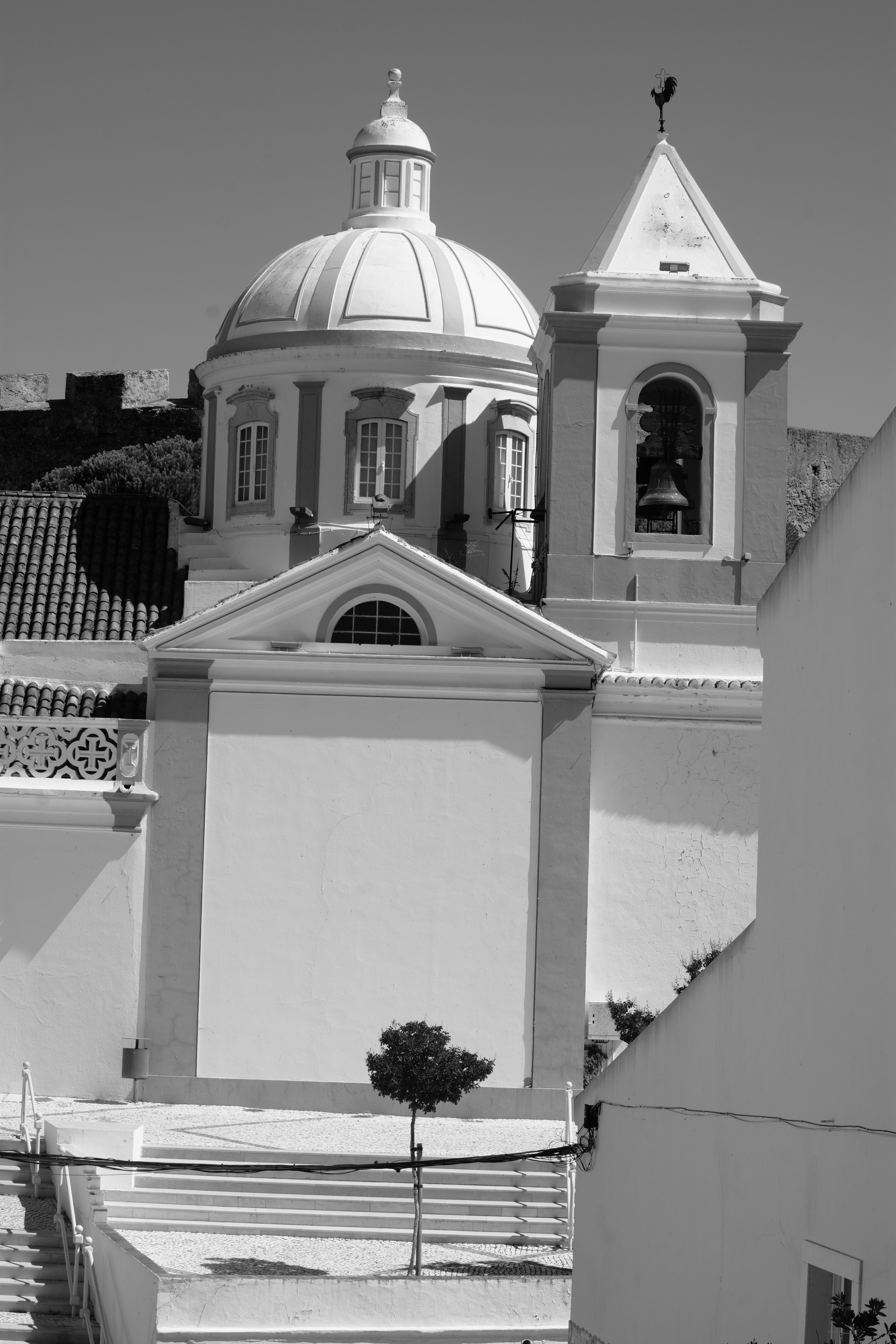Church Domes and Bell Tower Belltower Over Ridge