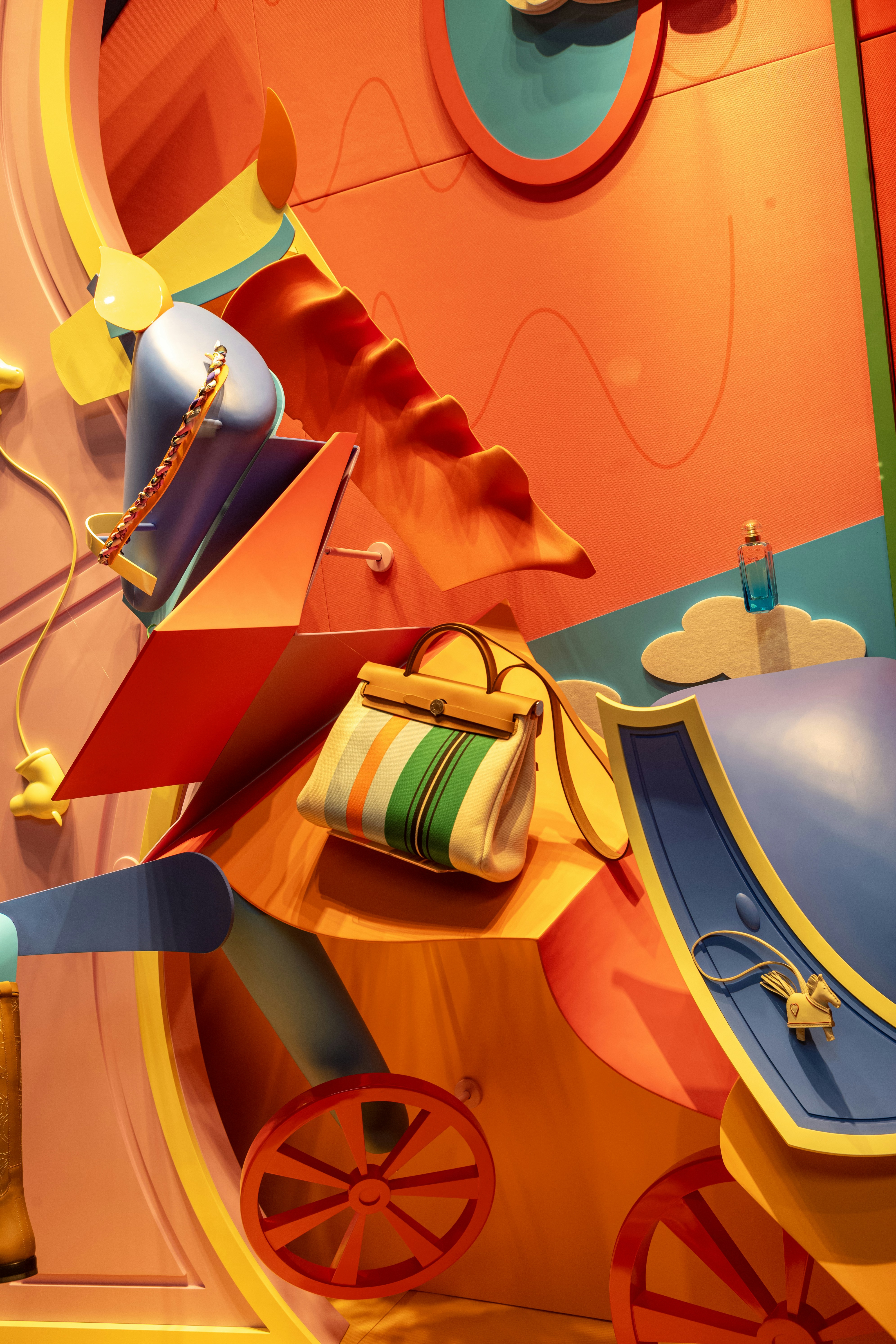 Chromatic Carousel: A Whimsical Burst of Color and Shape