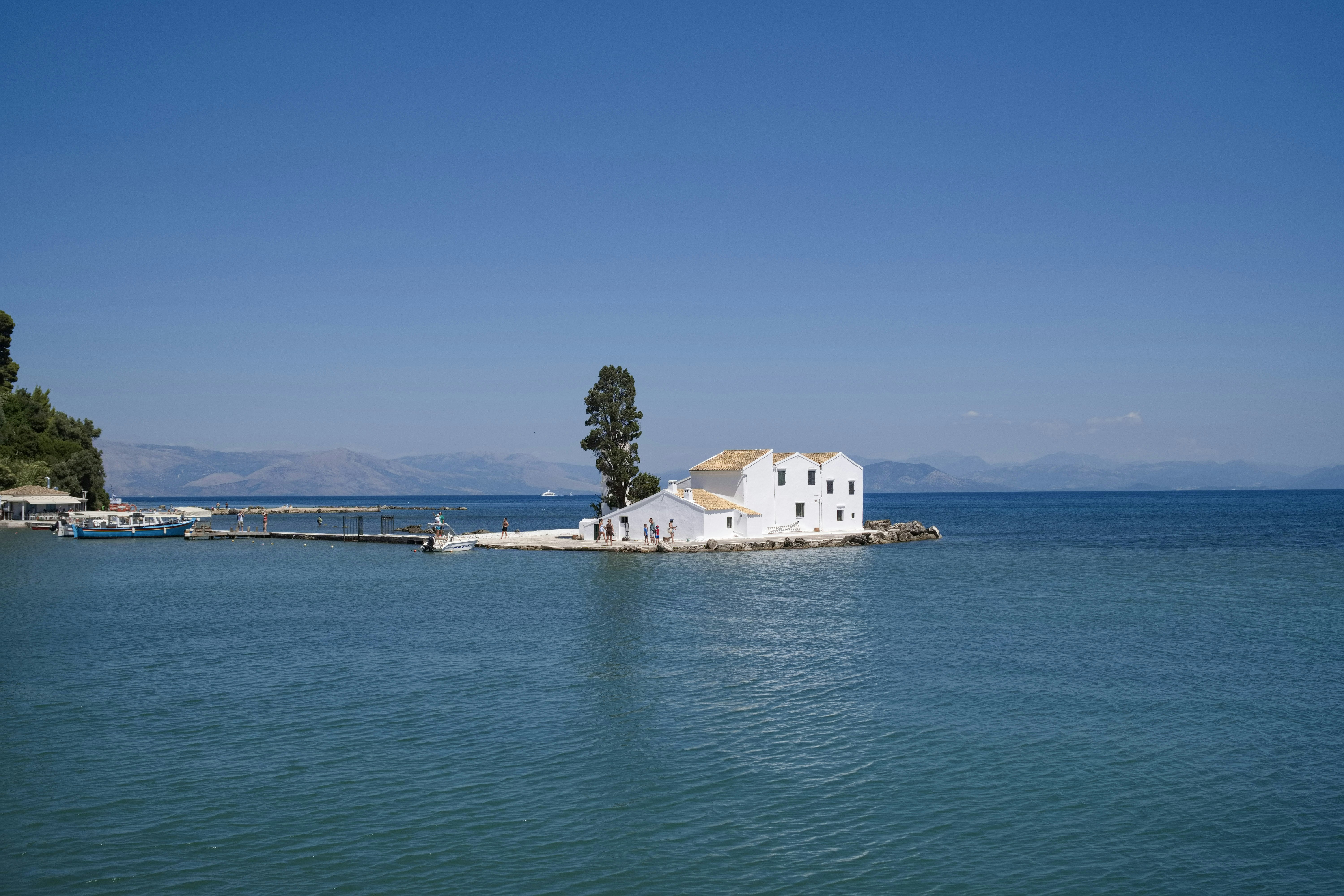 White House by the Calm Cove