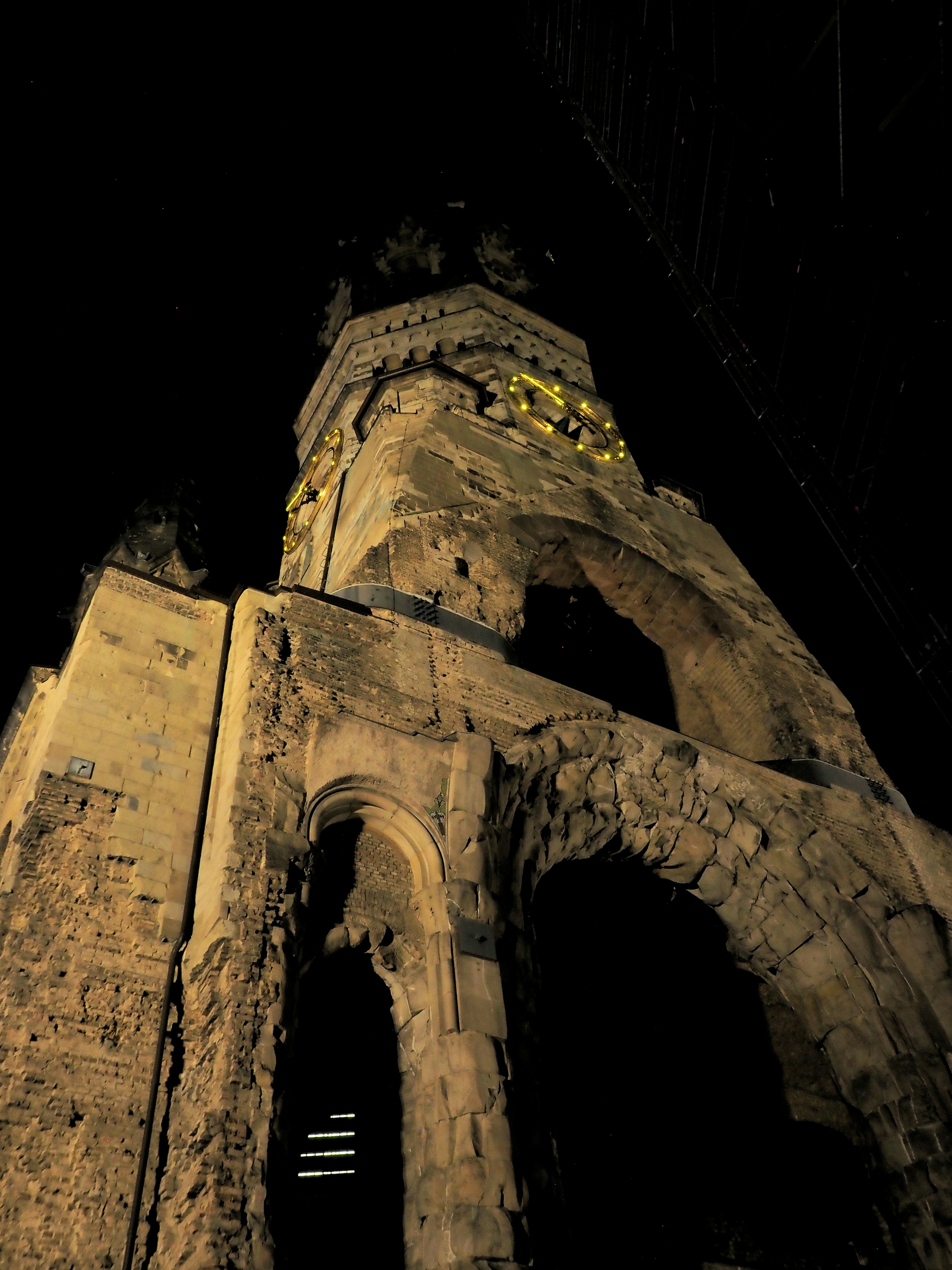 Moonlit Ruins: The Clock Tower Kept in Shadow