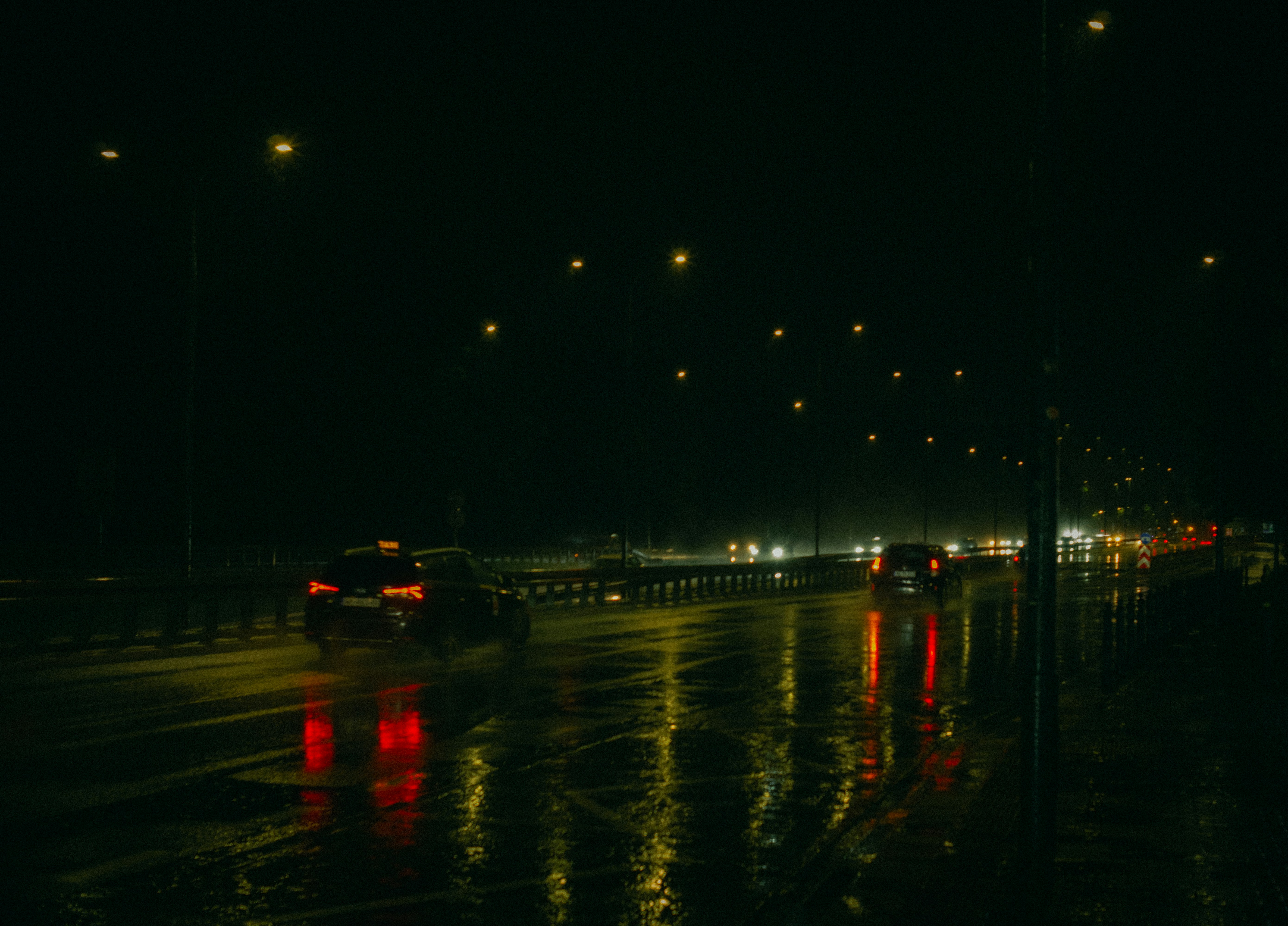 Midnight Rain on the Expressway