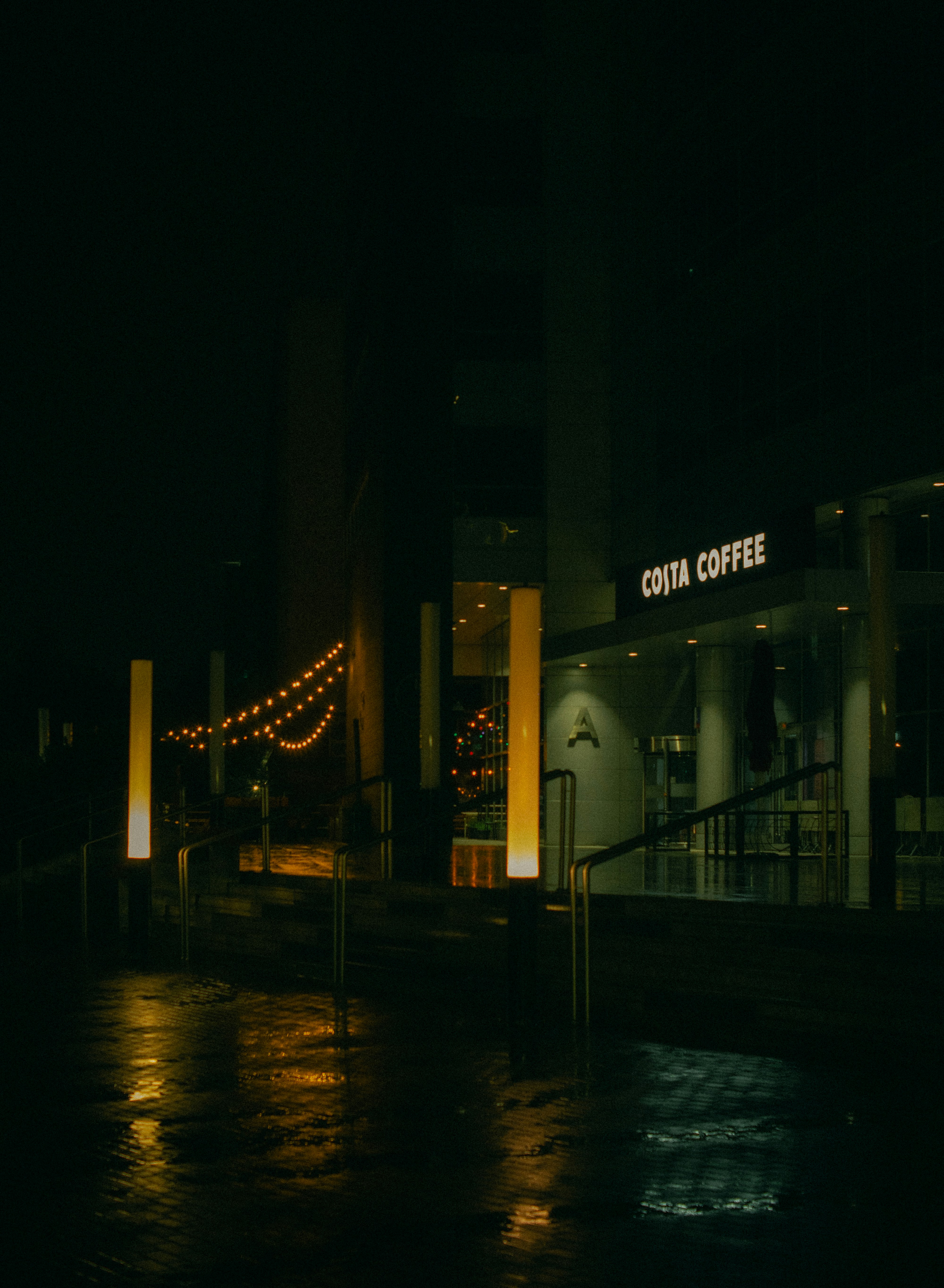 Neon Quiet: Night at the Coffee Tower