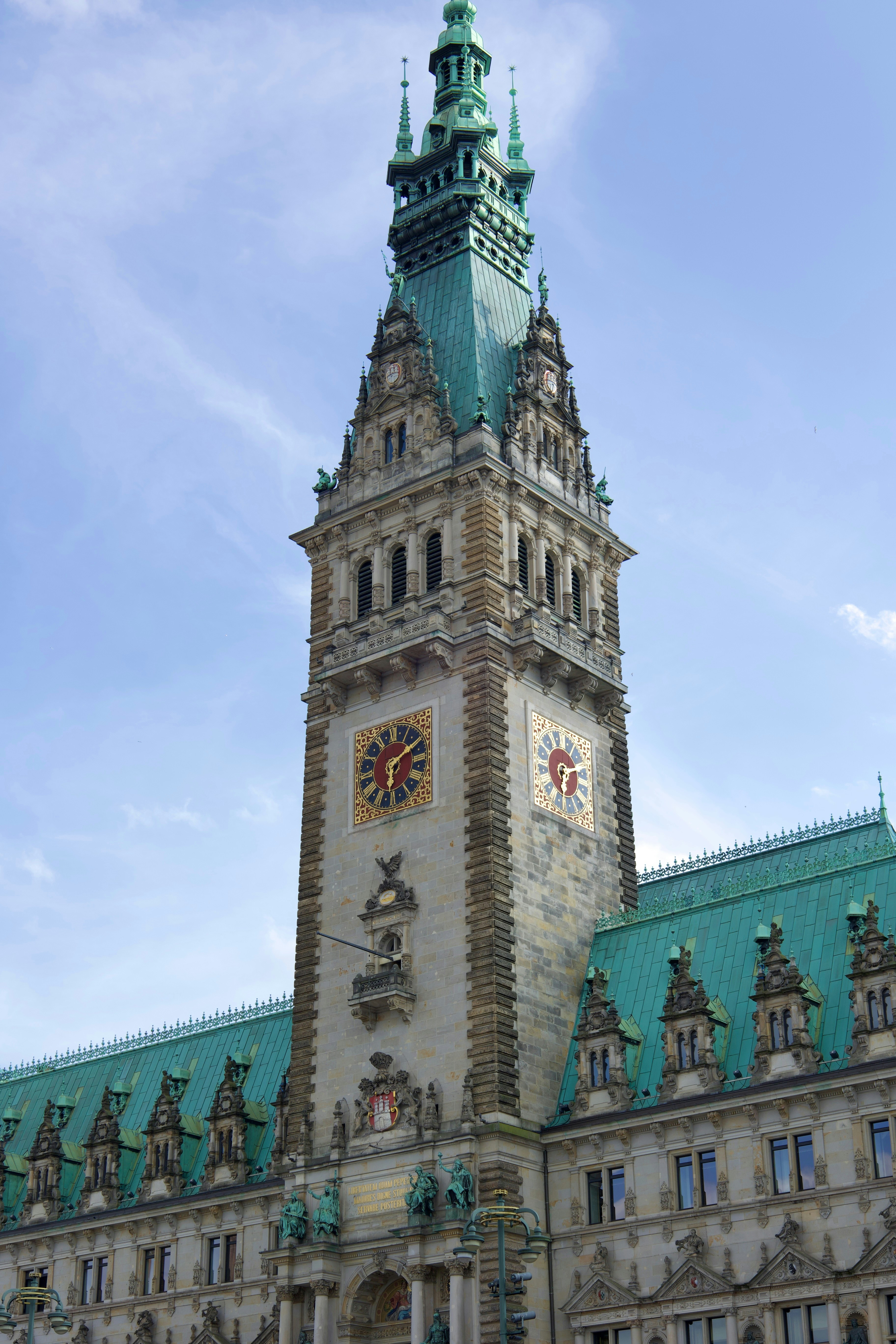 Clocktower Beneath a Cyan Sky
