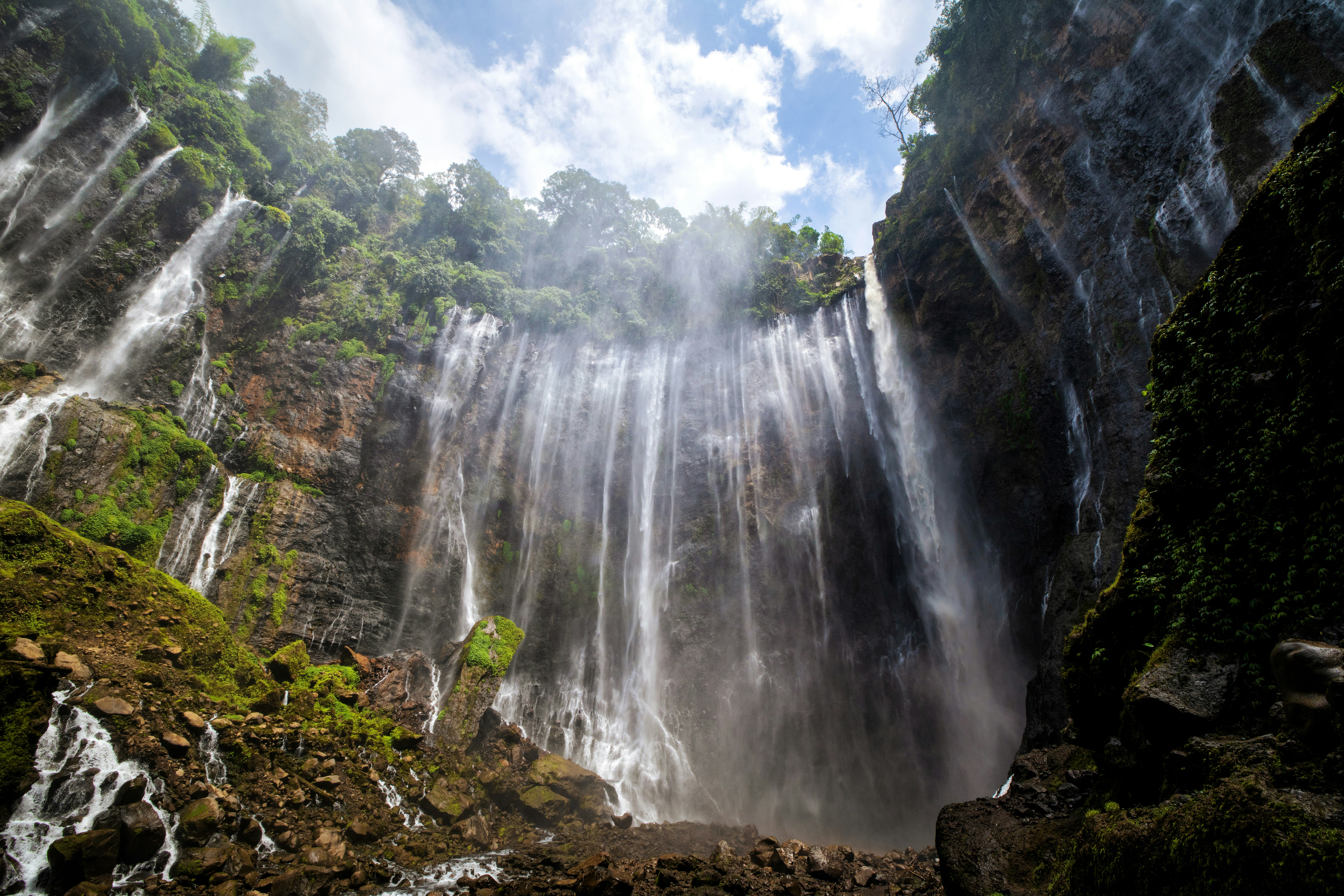 Colossal Curtain: A Canyon Cascade Reaches the Sky