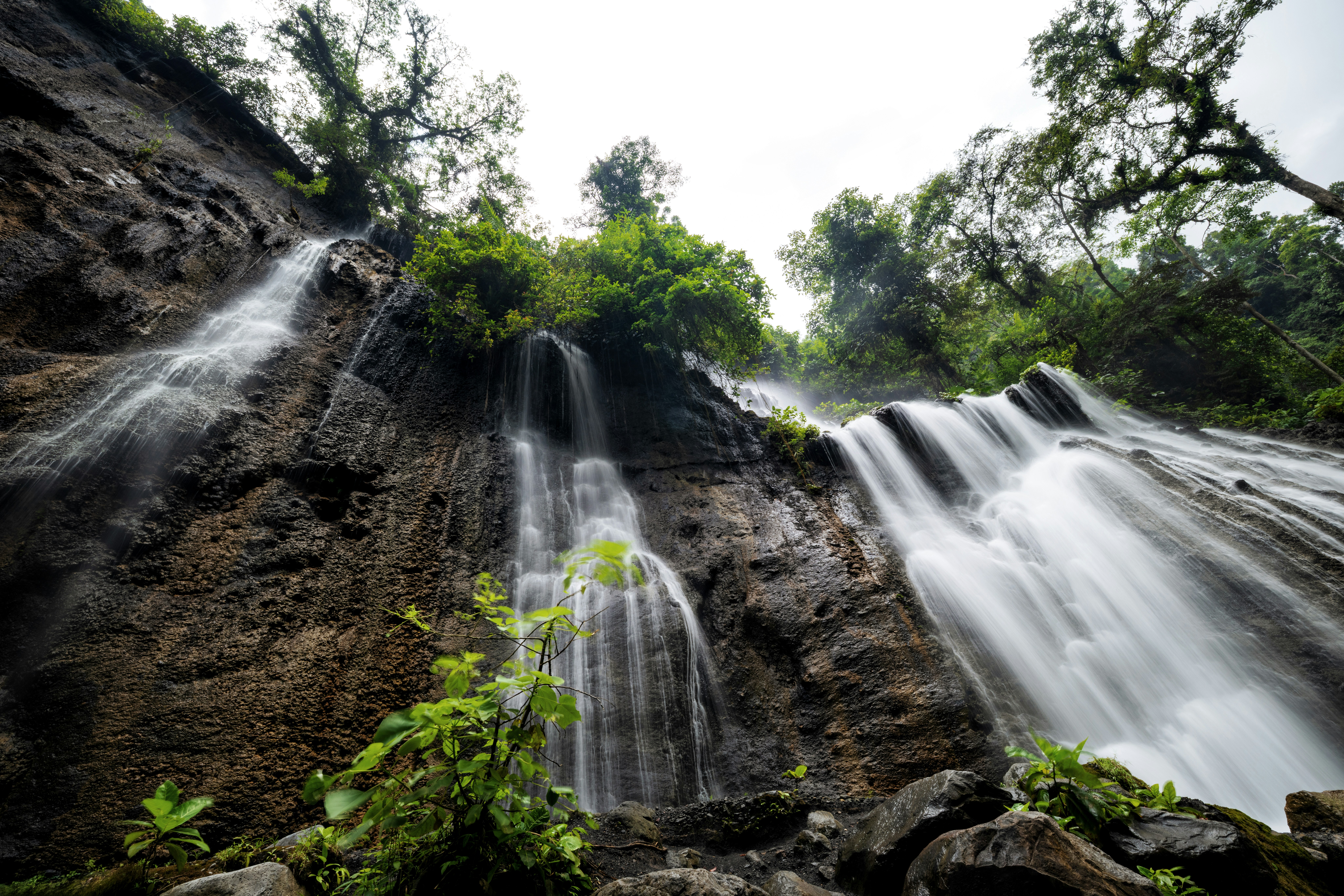 Waterfall Veil on a Granite Step