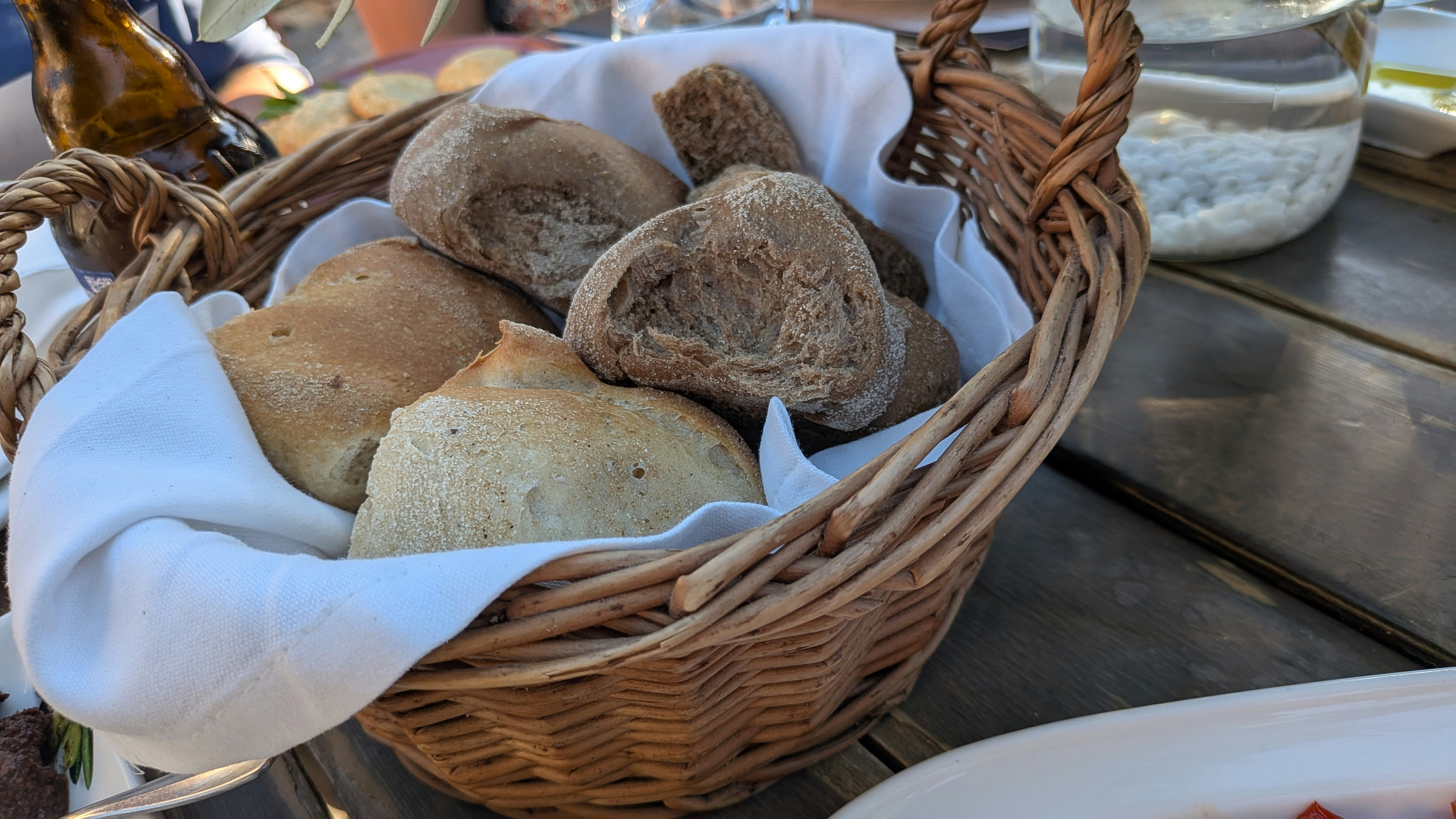 Warm Hearth of Fresh Bread: A Basketful of Rustic Loaves