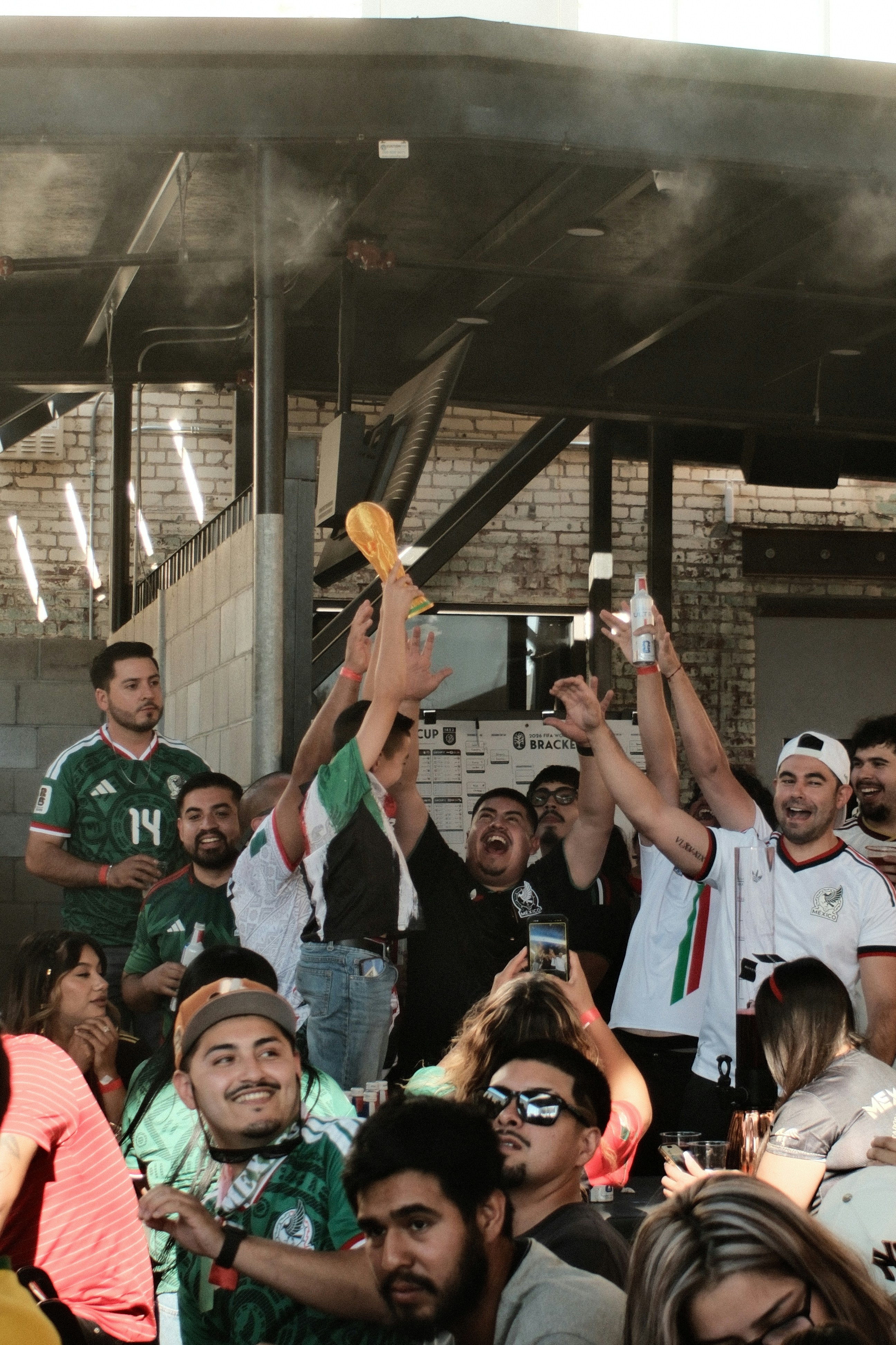 Victory Chorus: A Festive Raise as Fans Claim the Cup