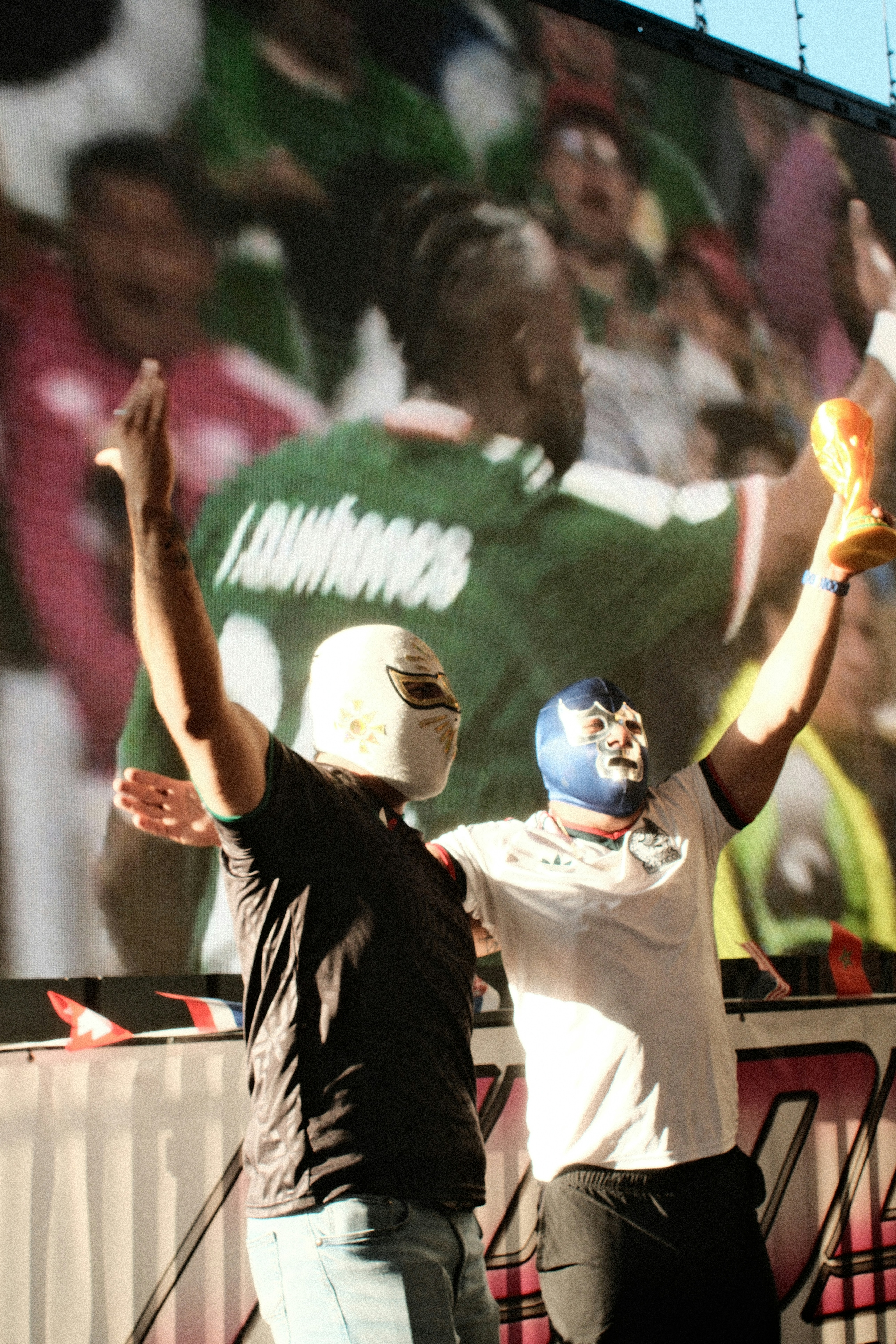 Masked Wrestlers Raise a Crowded Stage