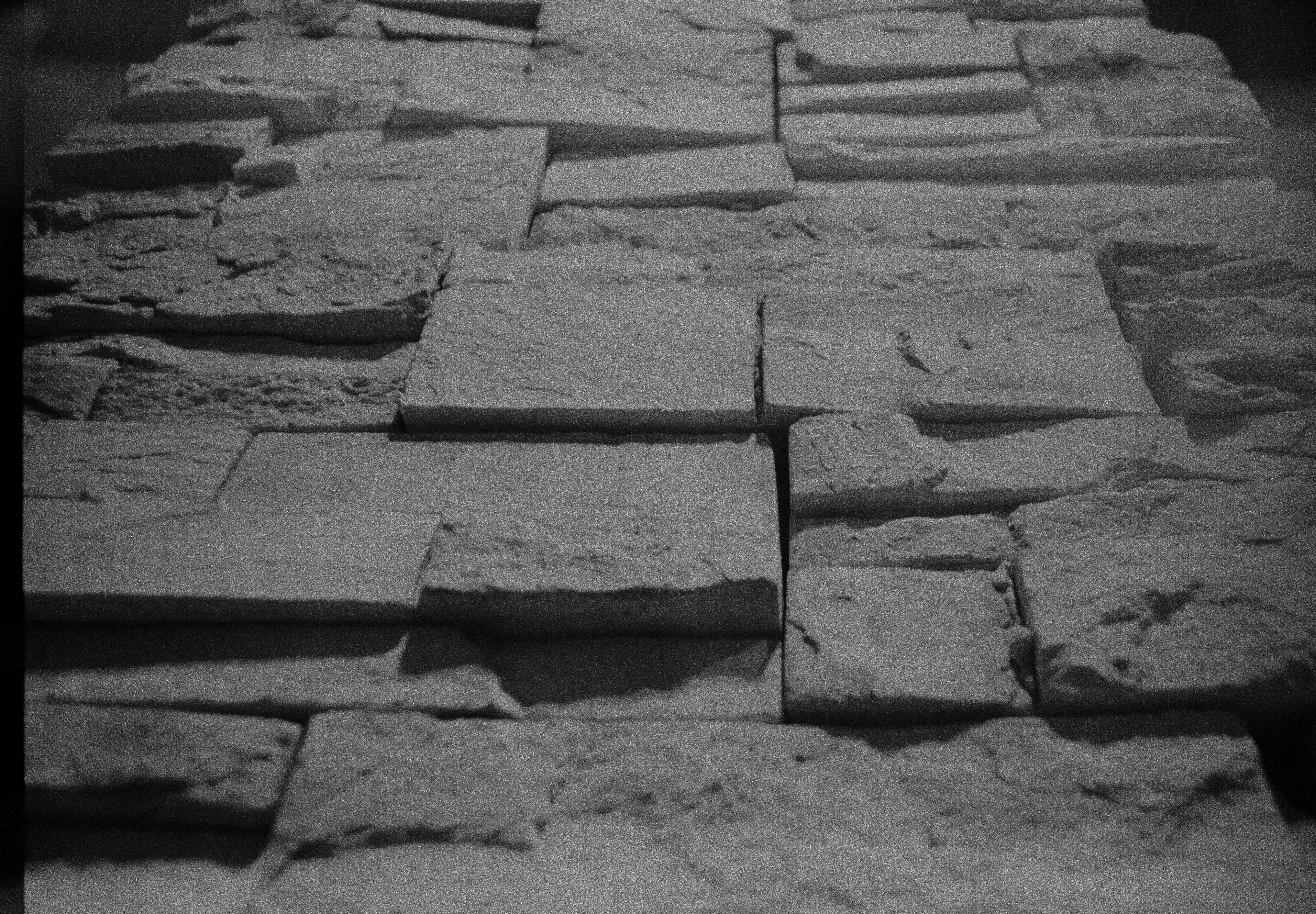 Stone Tessellation in Monochrome Planes