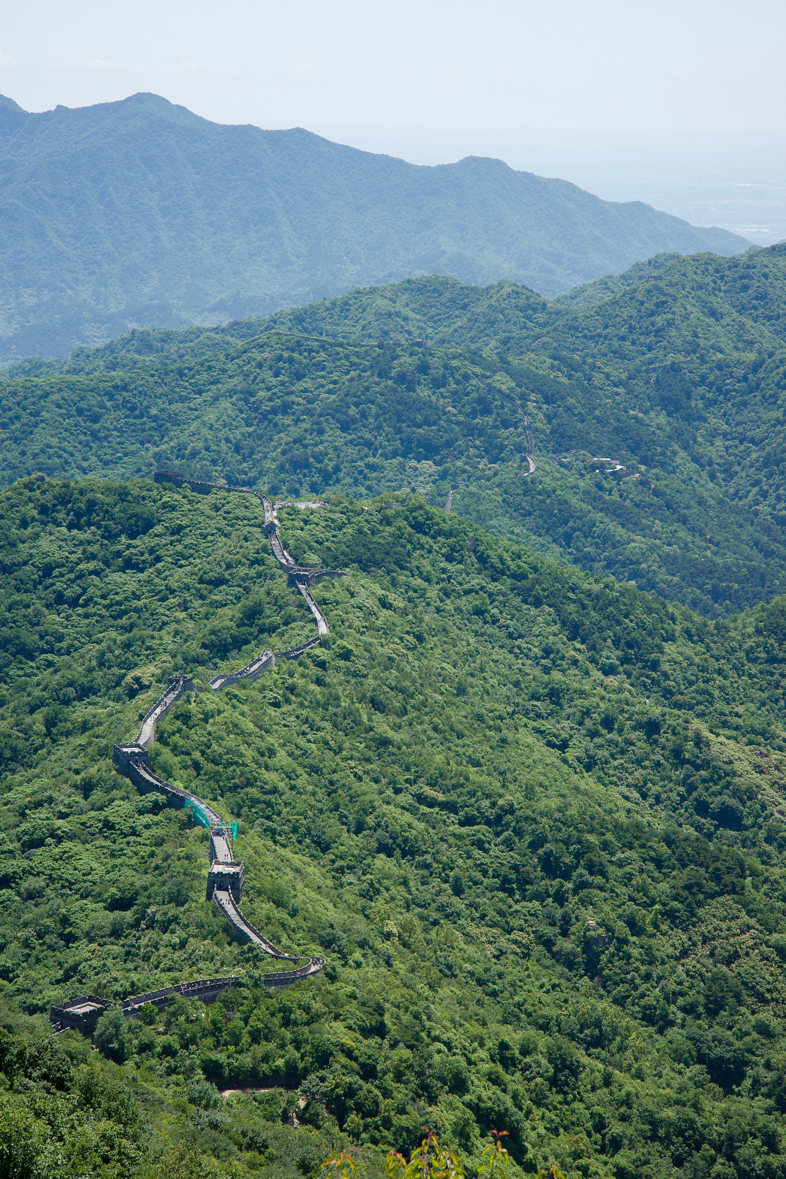 Winding Stone Serpent: Aerial View of the Mountain Trail