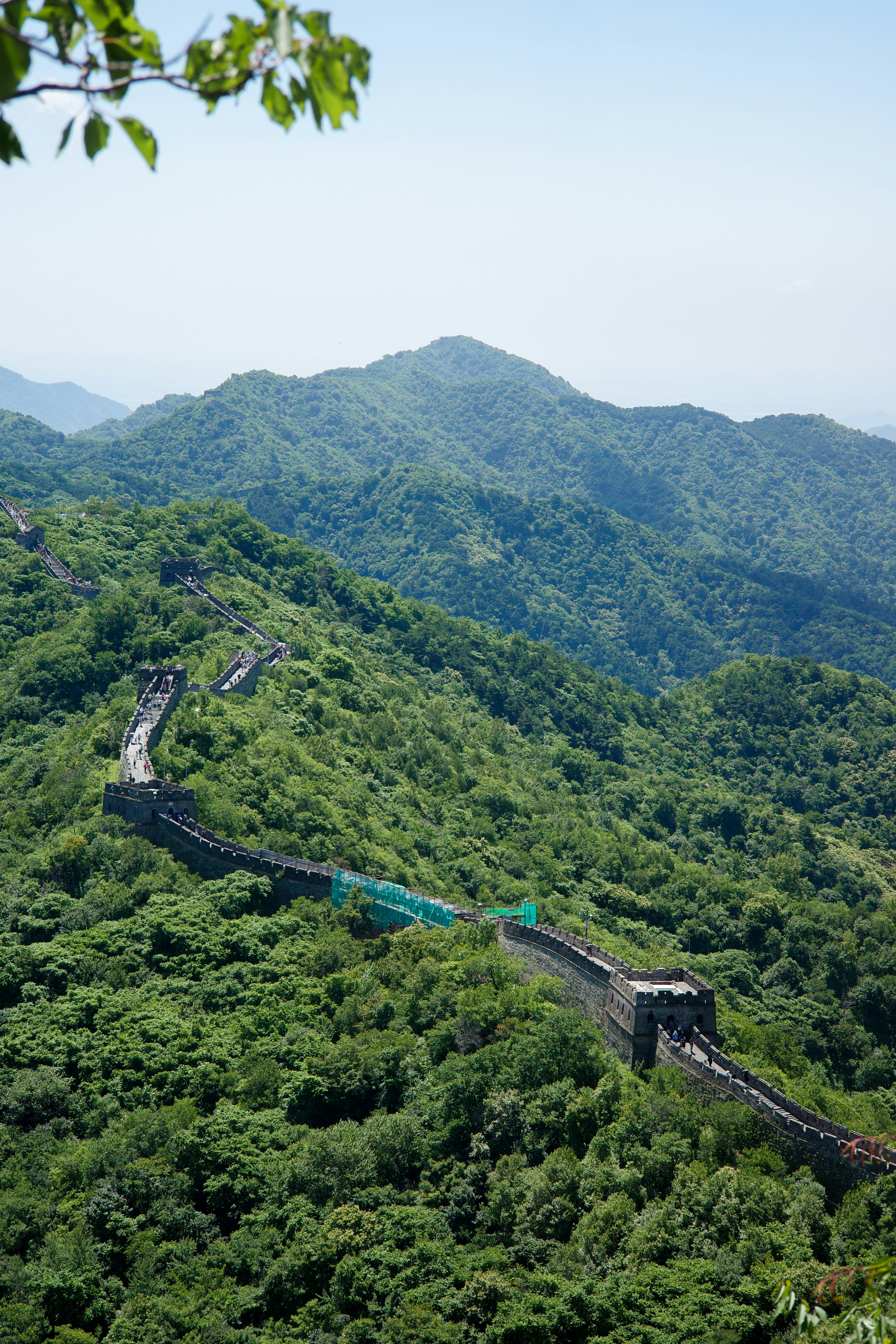 Ancient Serpent: The Great Wall Wends Through Lush Peaks