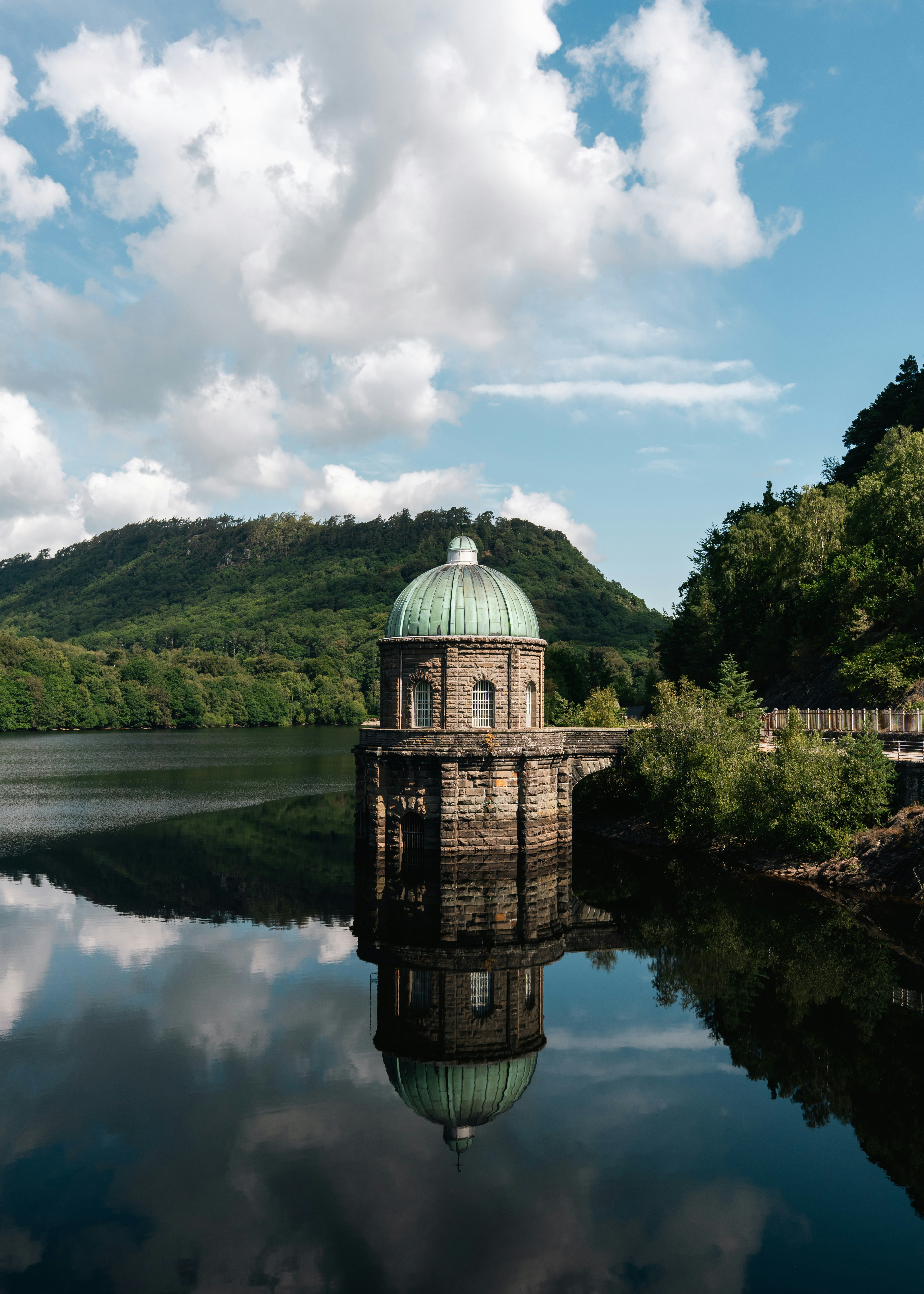 Reflection Dome: A Nebulous Lake Keeps Watch