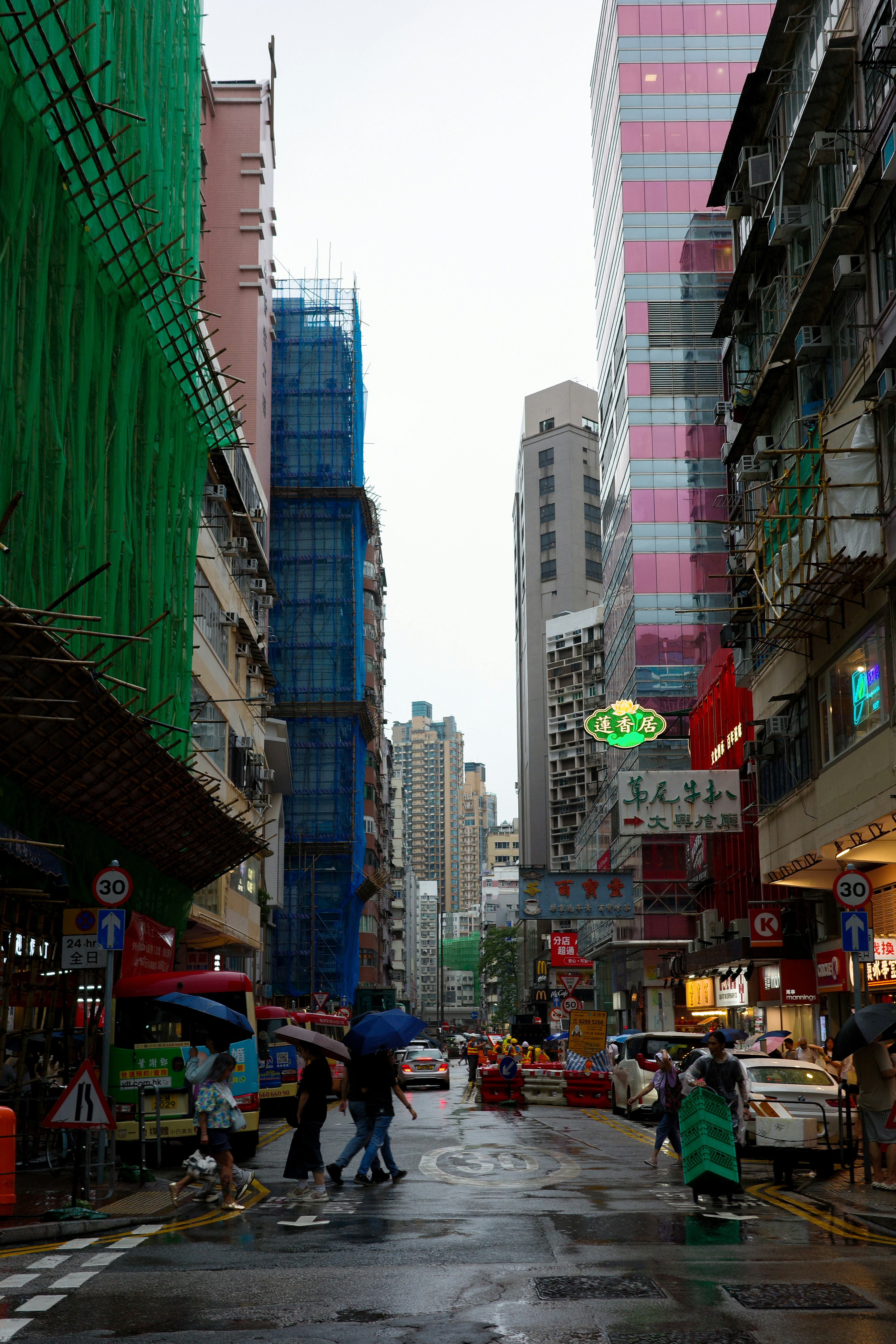 Urban Pulse: Street-Level Life Beneath Glass Towers