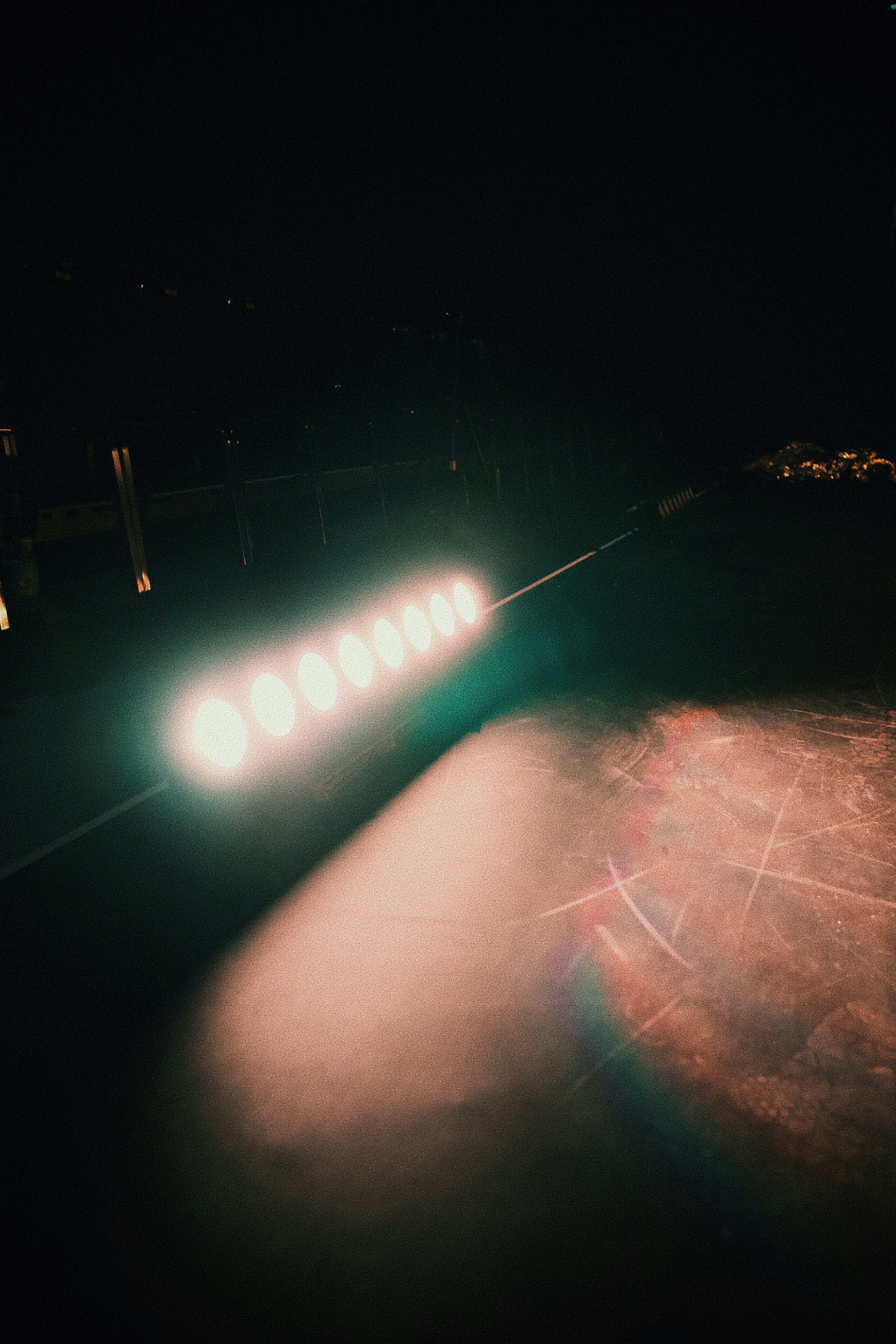 Echoes of Light on a Night Runway