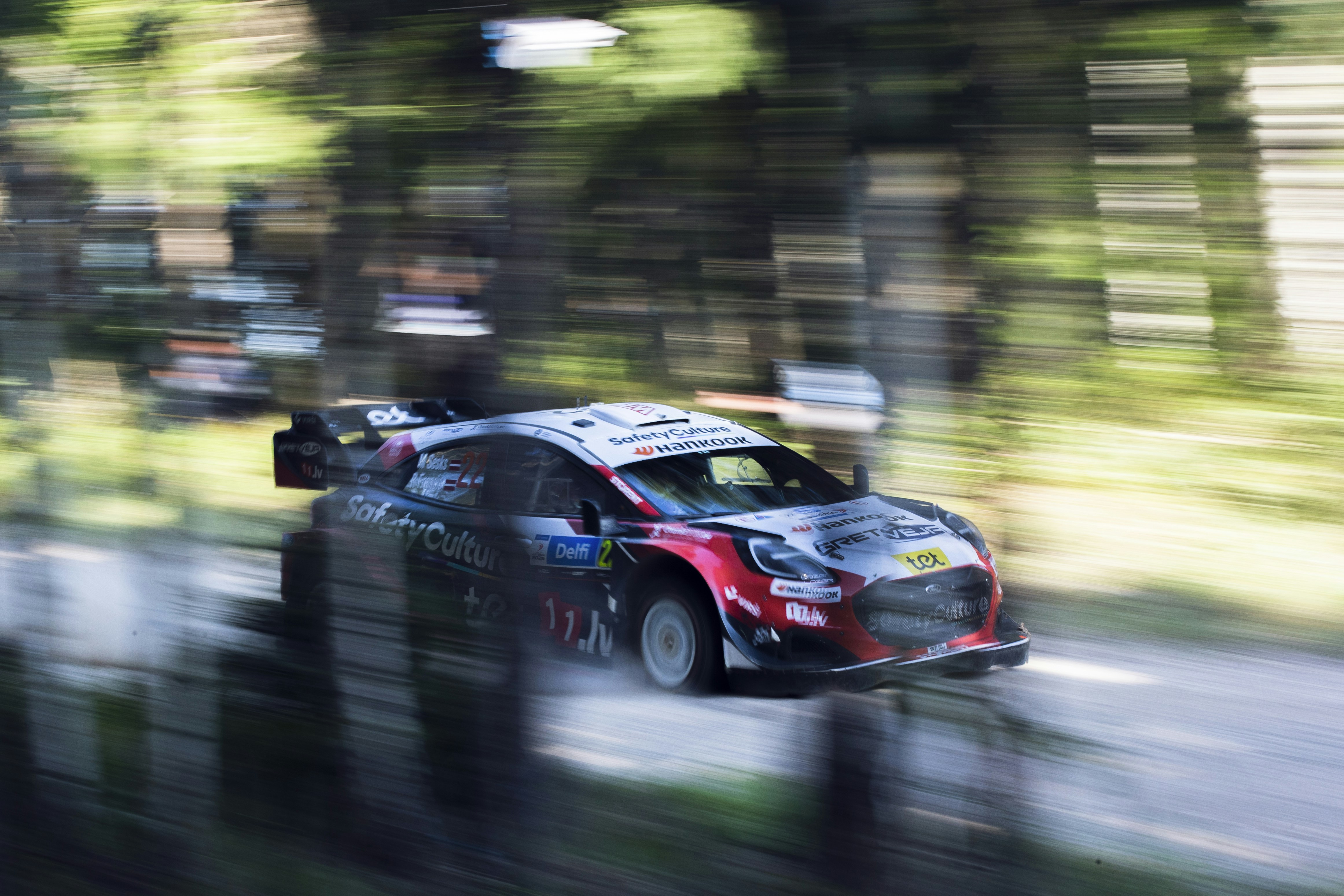 Blurred Dervish: Rally Car in Tangible Motion