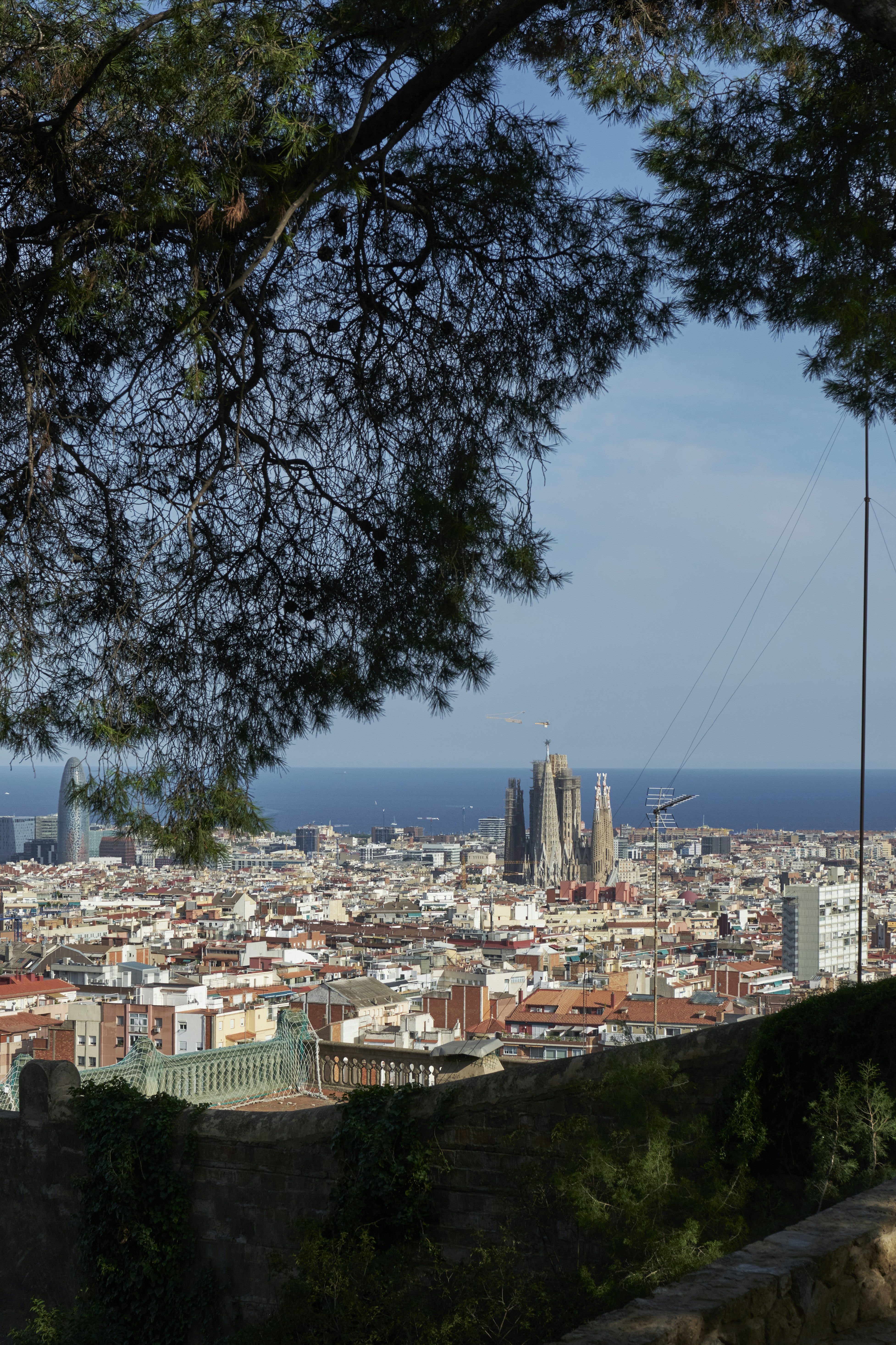 Overlook Above the City: Cathedral Silhouettes and Sea Vista