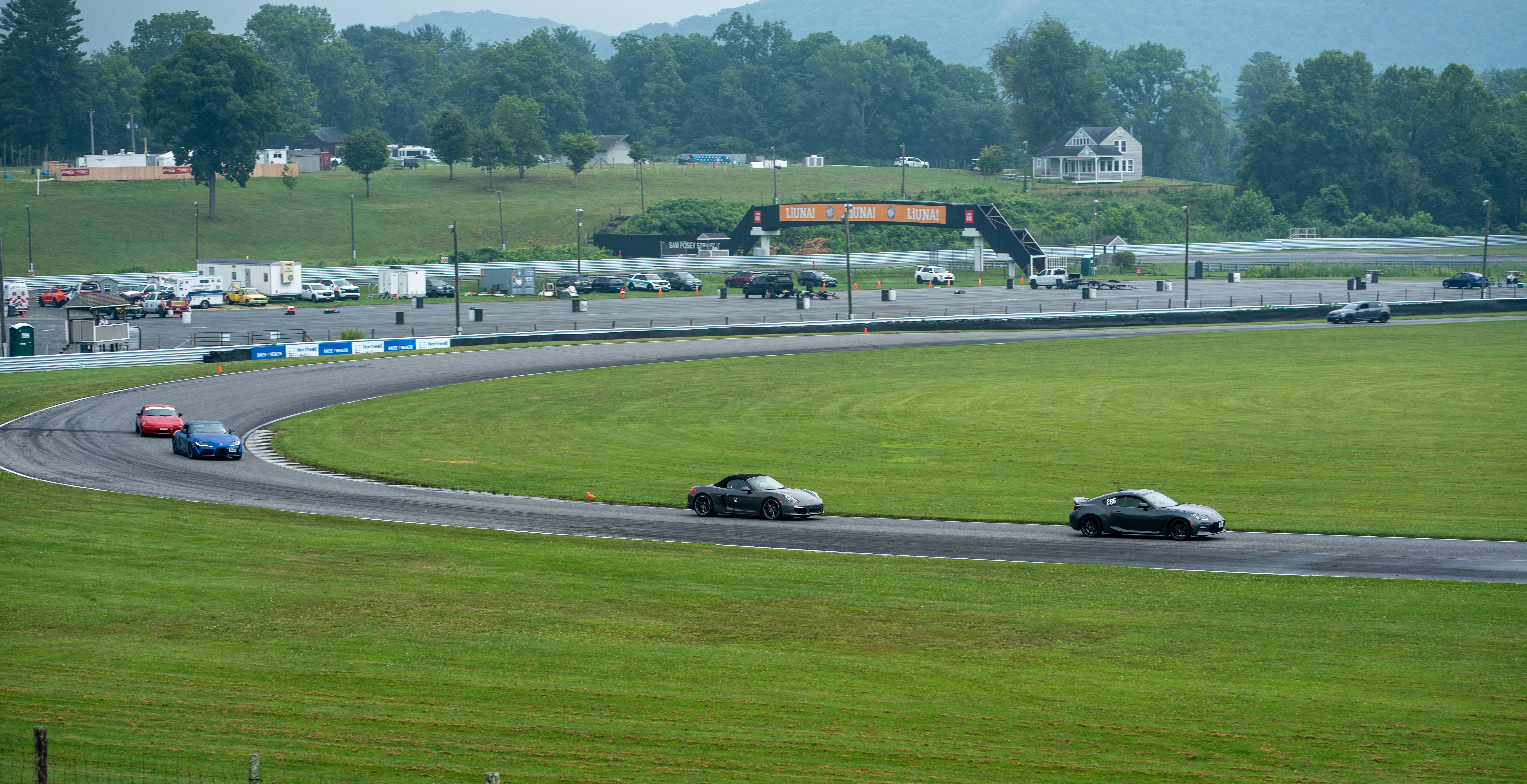 Curved Track, Moving Speeds: A Sunday Raceline