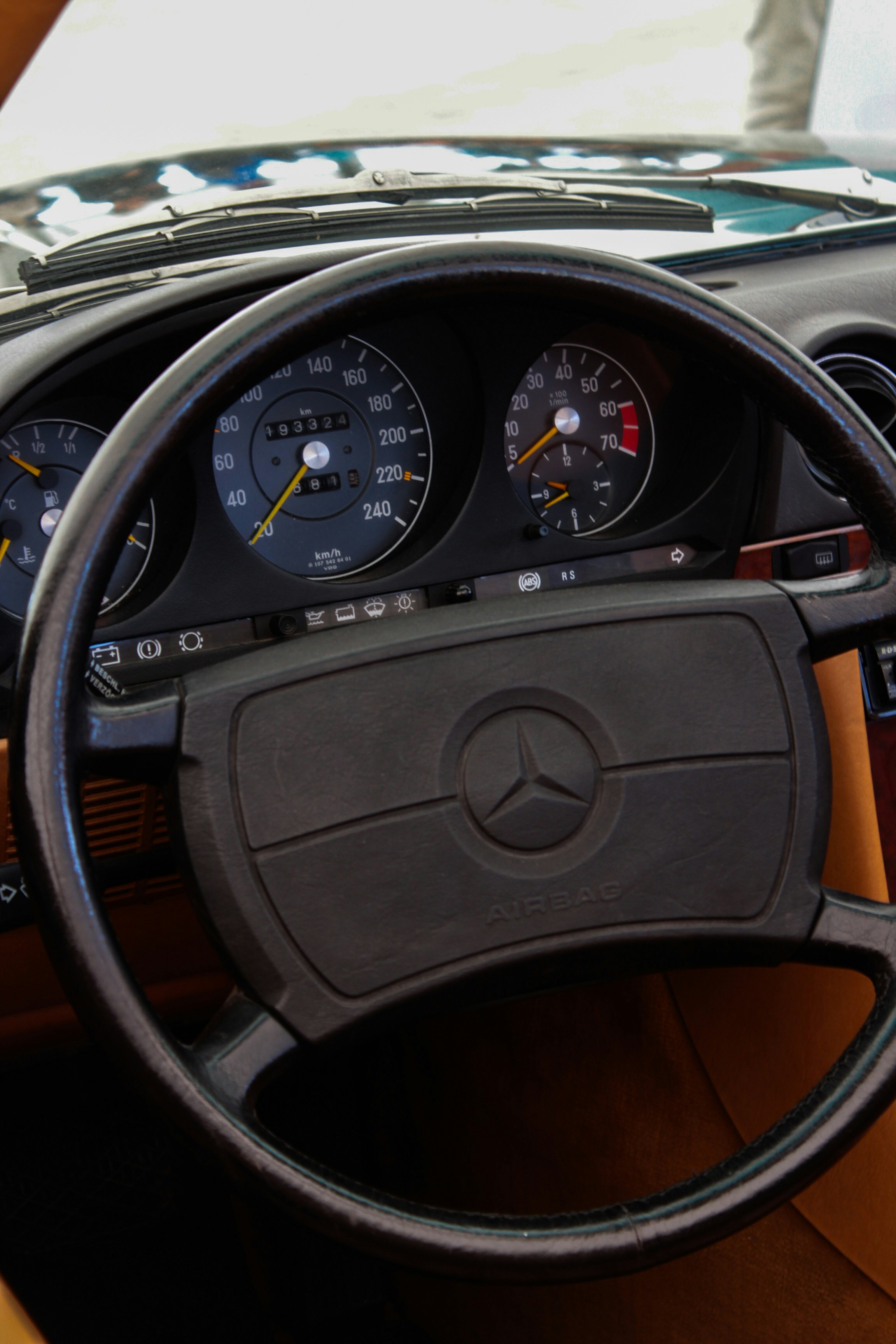 Steering the Classic Benz: A Driver's Perspective from the Dashboard