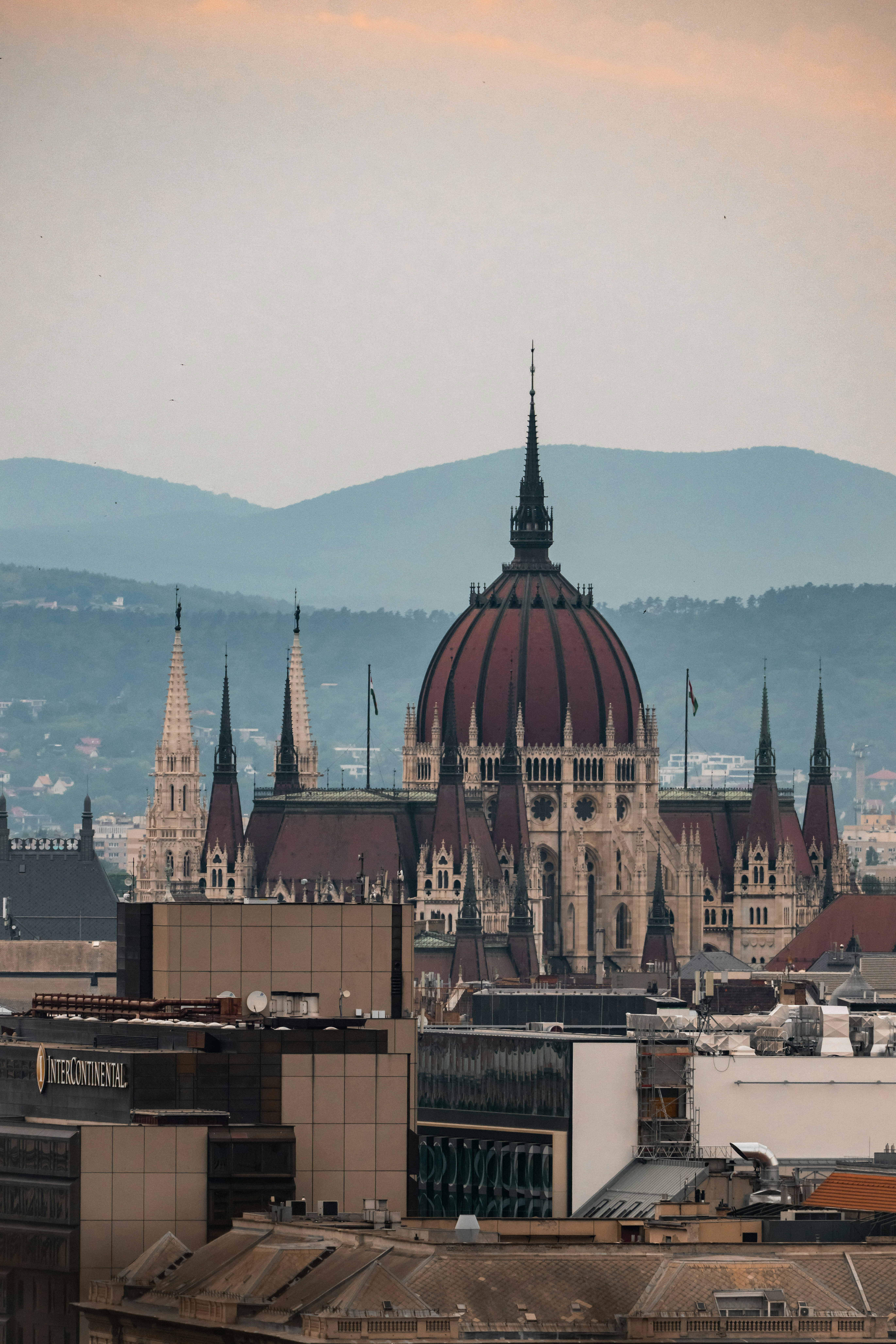Dome and Towers of a Historic Skyline Rising Above the Modern City