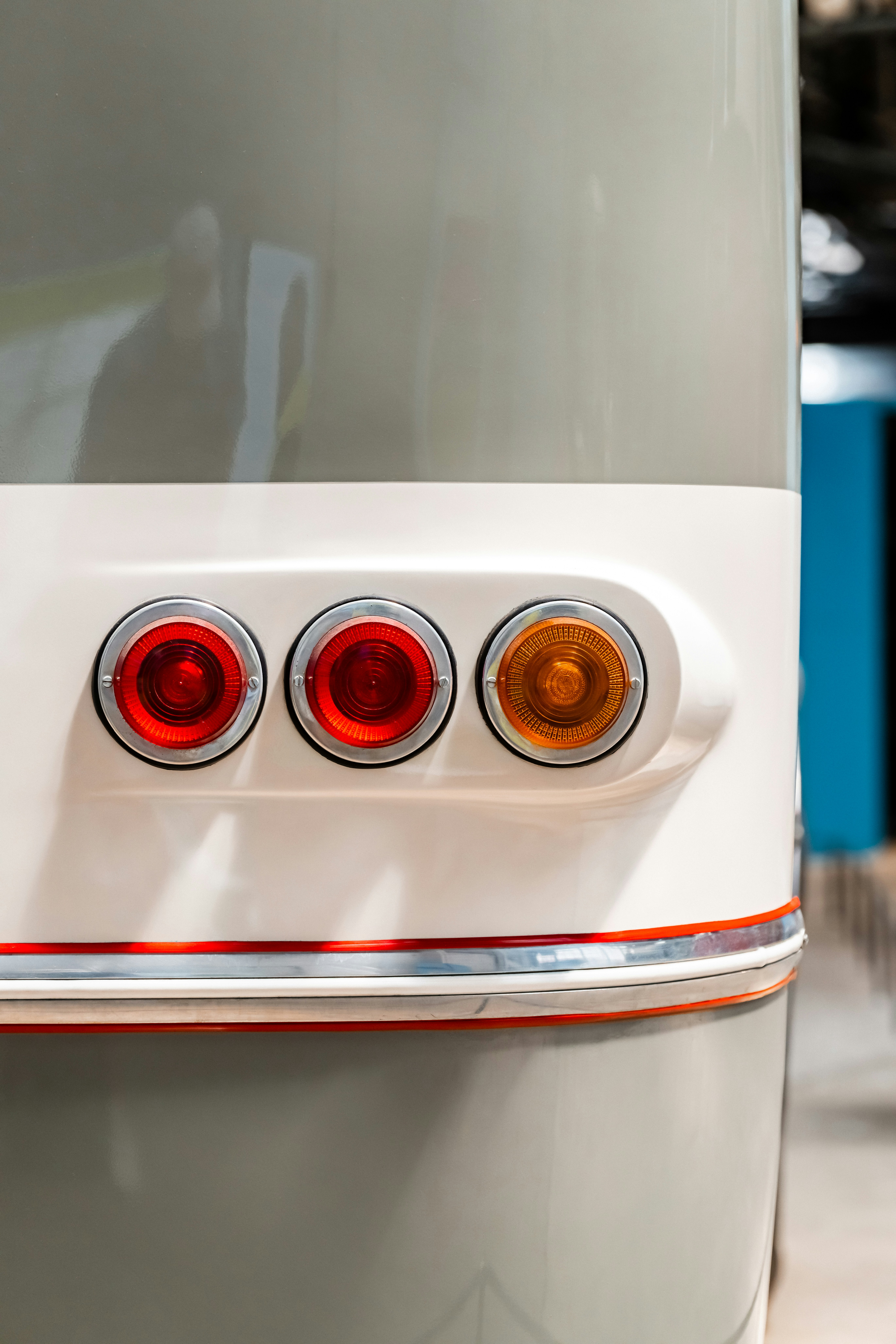 Tail Lights on a Classic Transit Bus: A Quiet Corner of Modern Vehicle Detail