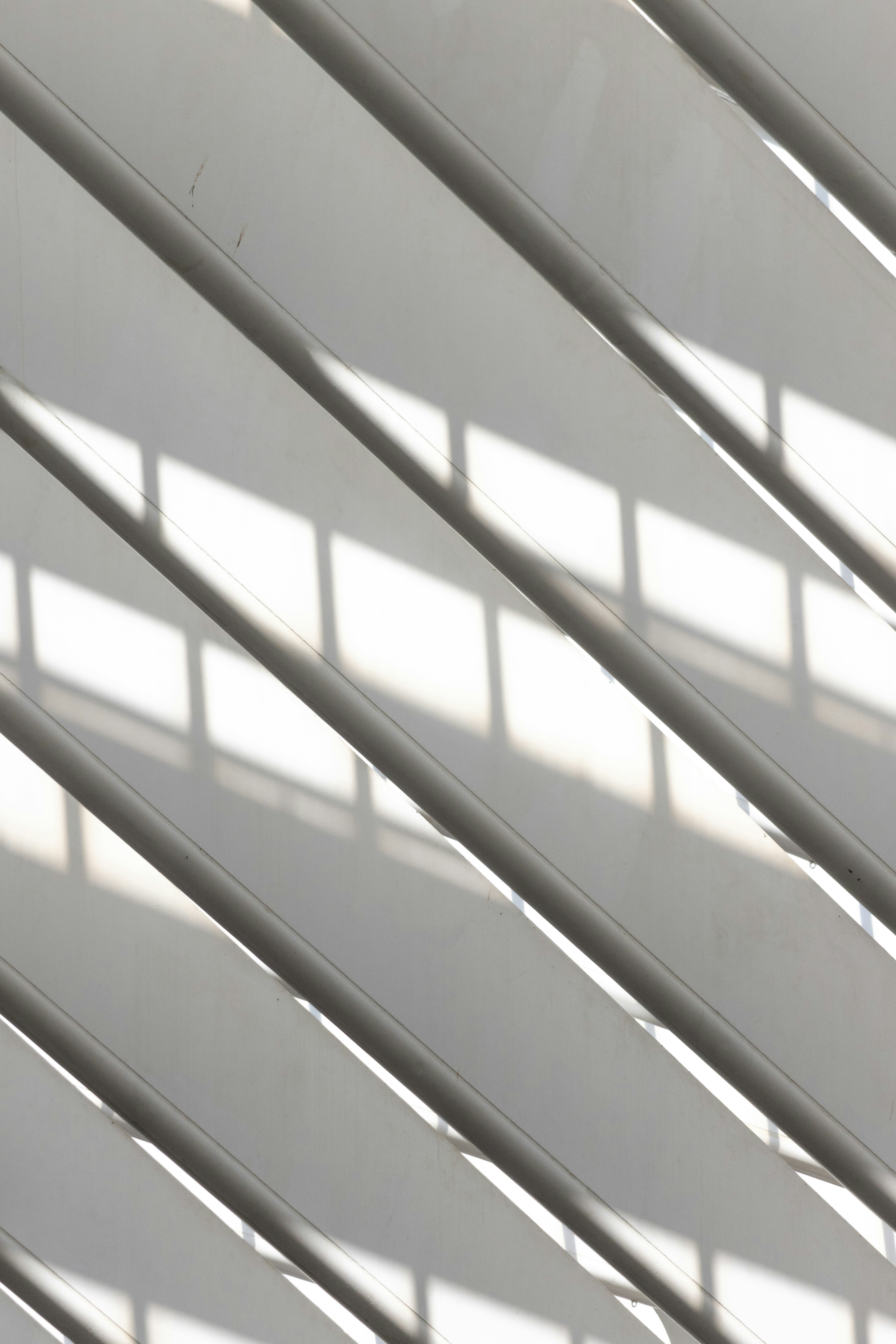Diagonal Shadows: Abstract Architectural Light Through Slats