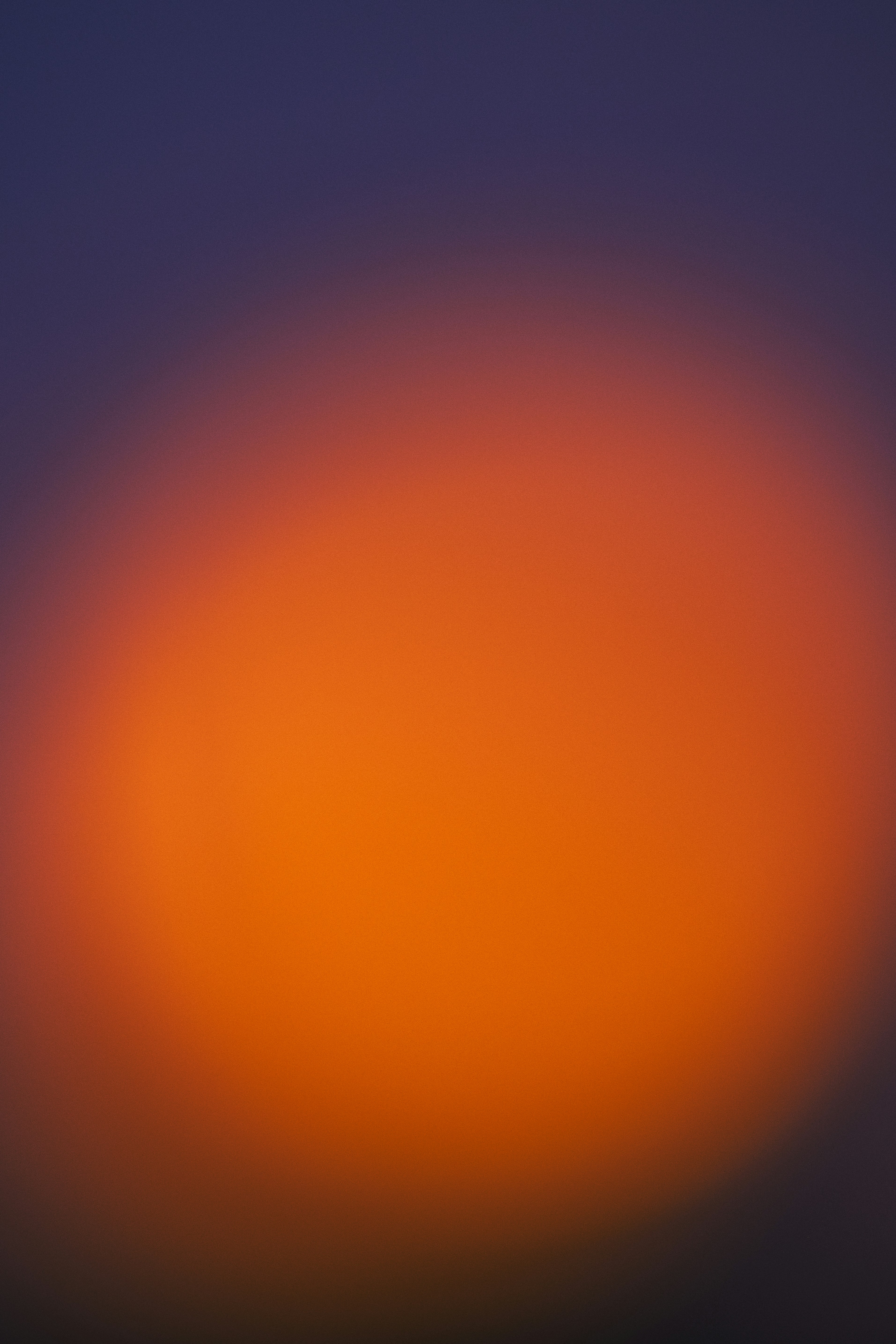 Blazing Orb in a Velvet Twilight