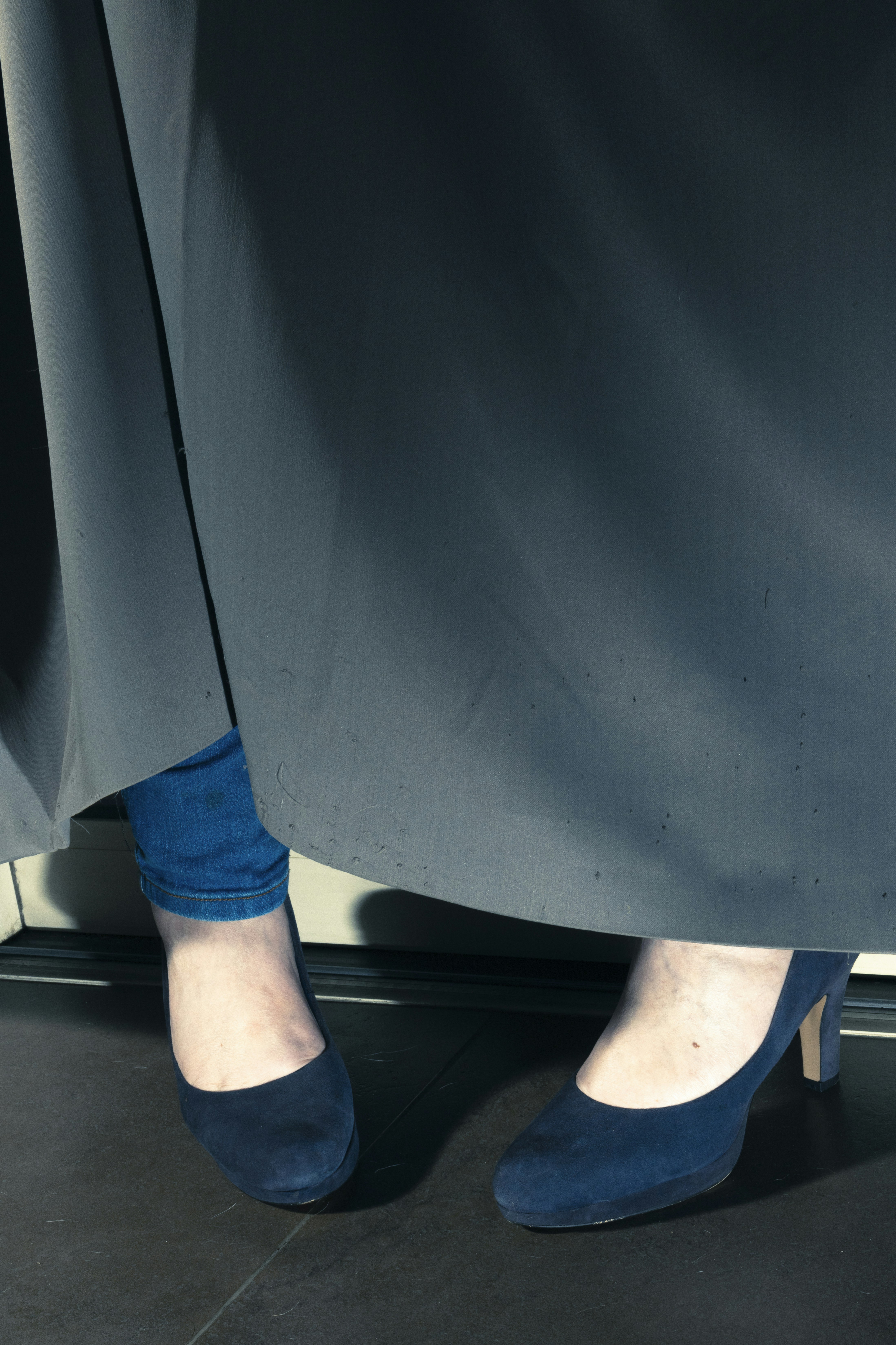 Stiletto Interval: A Quiet Step in Velvet Suede