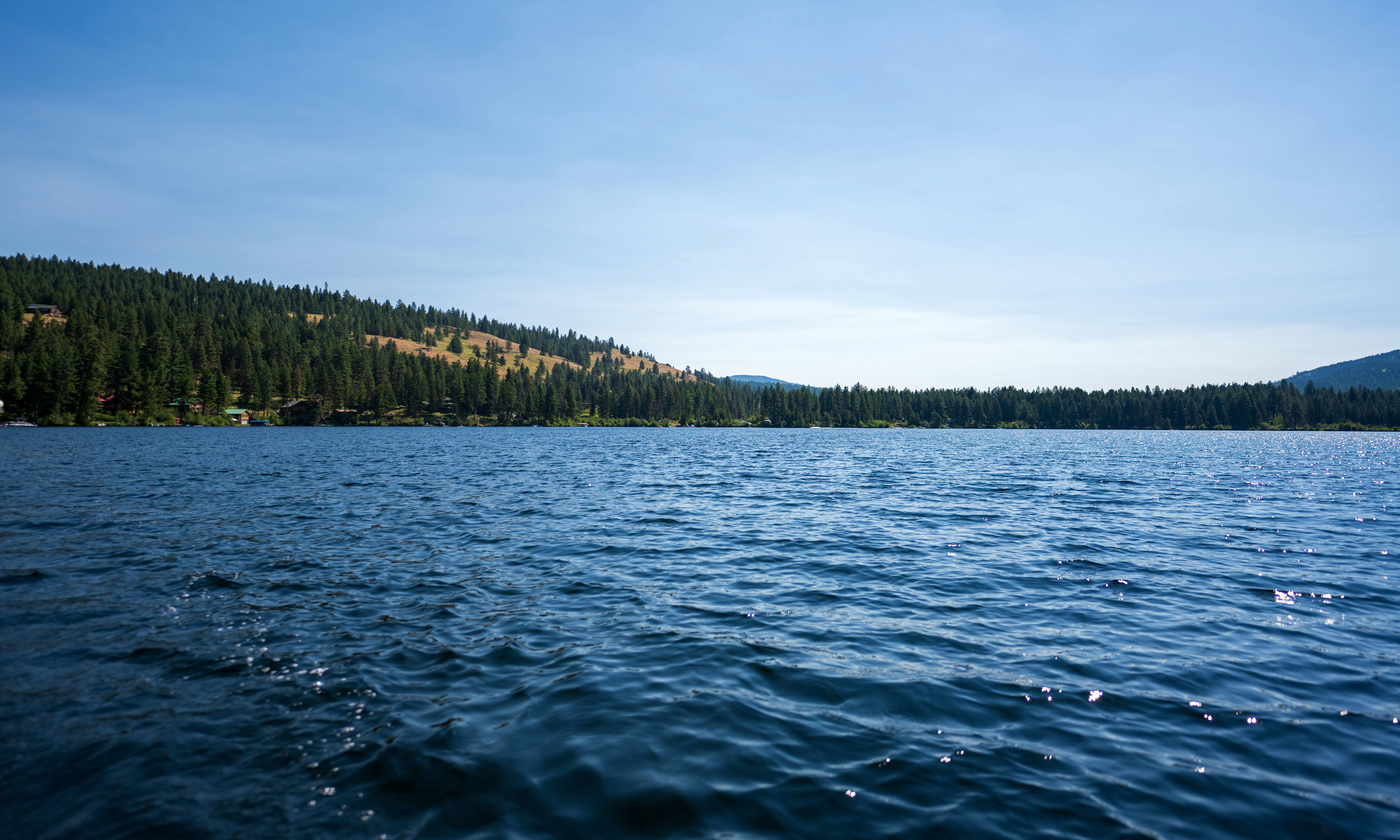 Afterglow on the Wide Lake