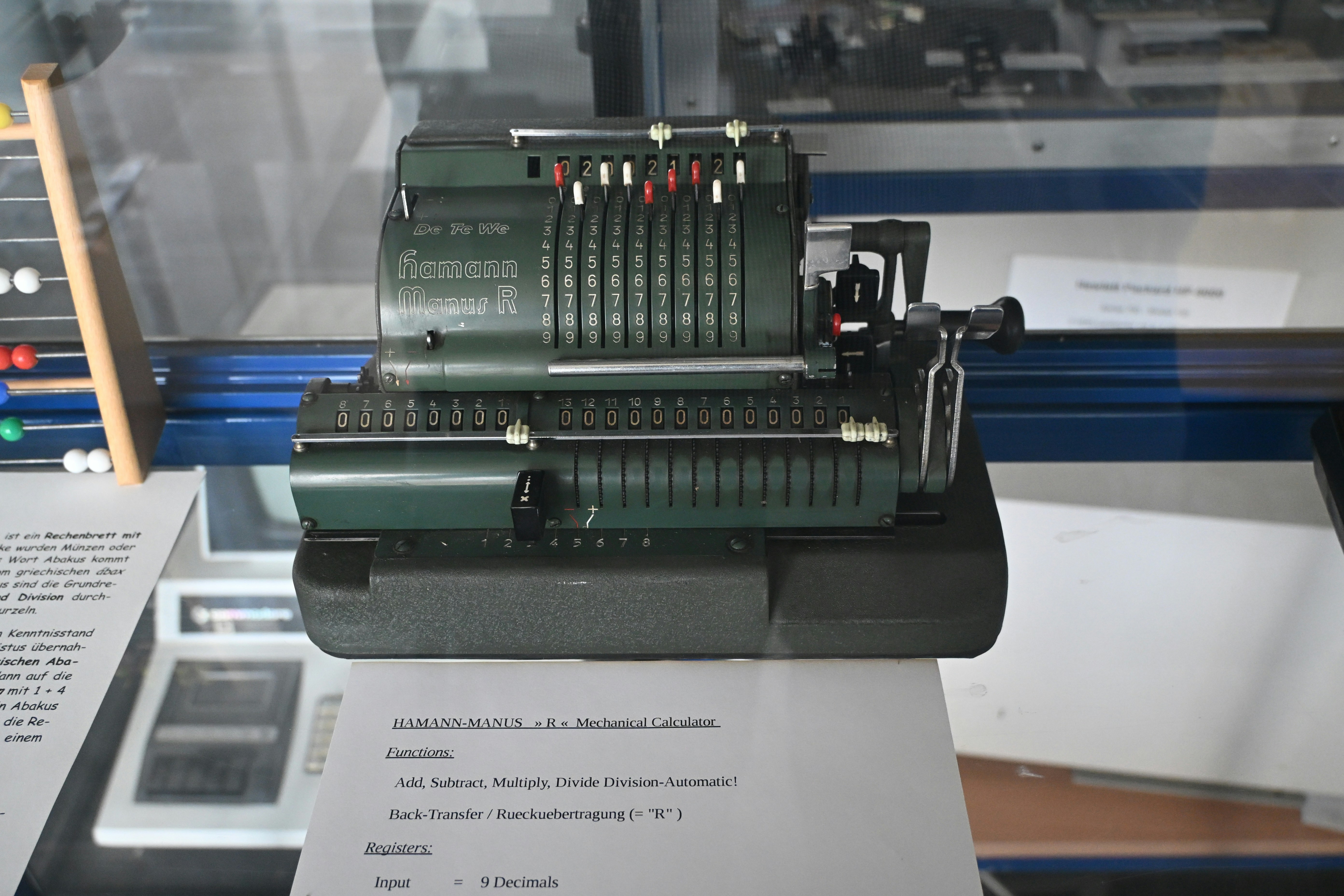 Green Hemisphered Calculator: A Mechanical Archivist on Display