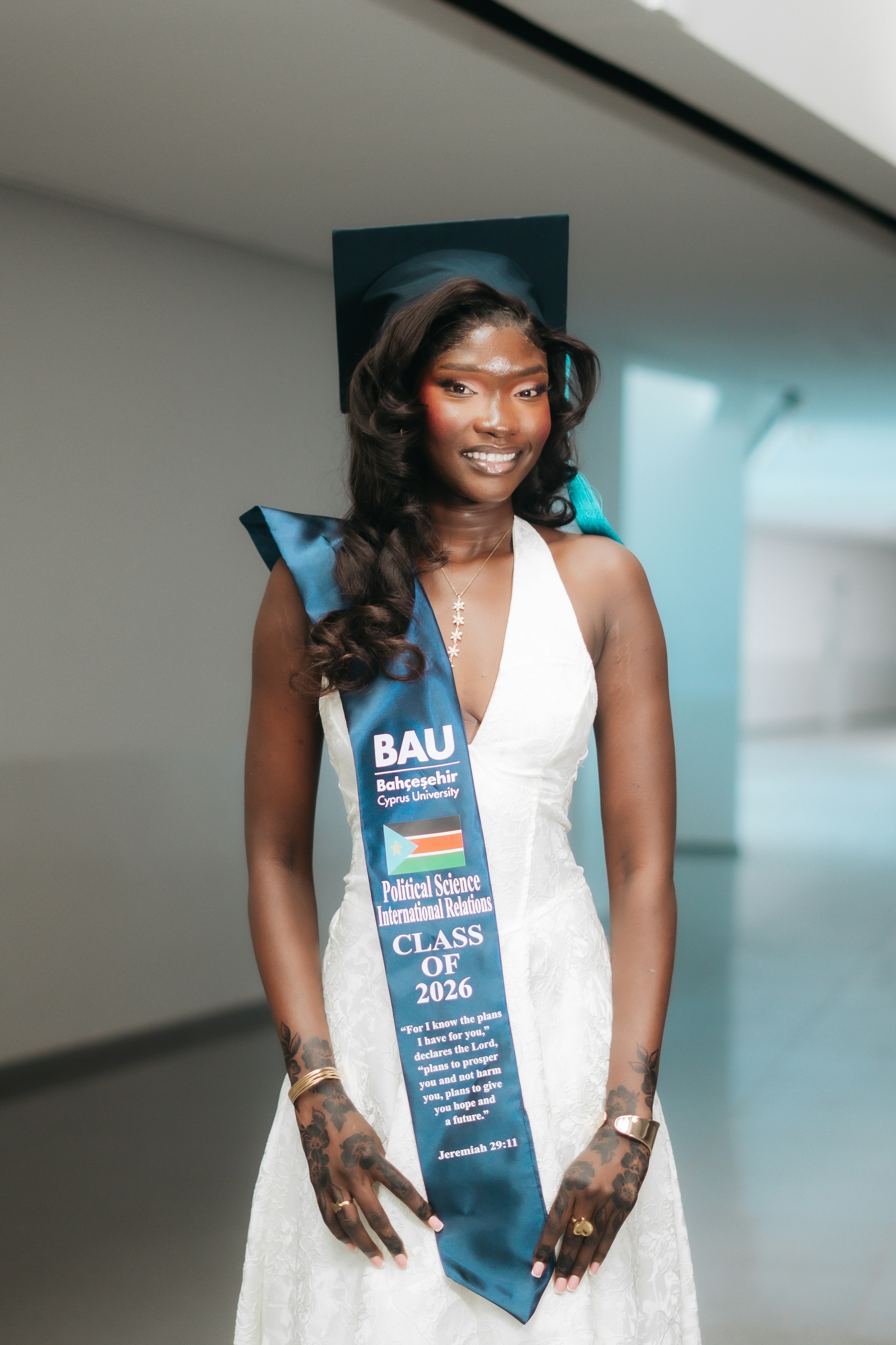Diploma Glow: Graduation Portrait in Focus