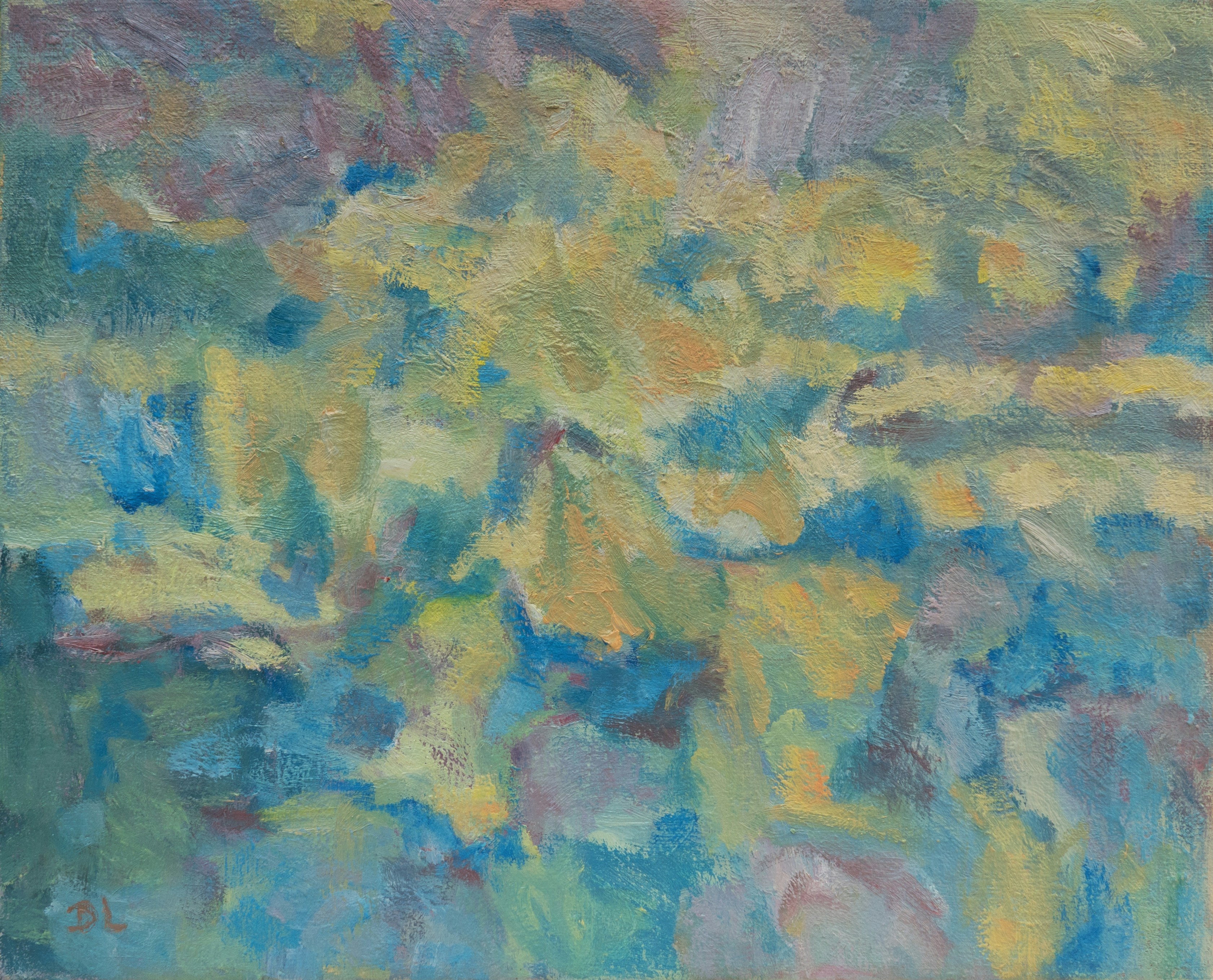 Soft Confetti of Color: An Abstract Study in Hazy Light