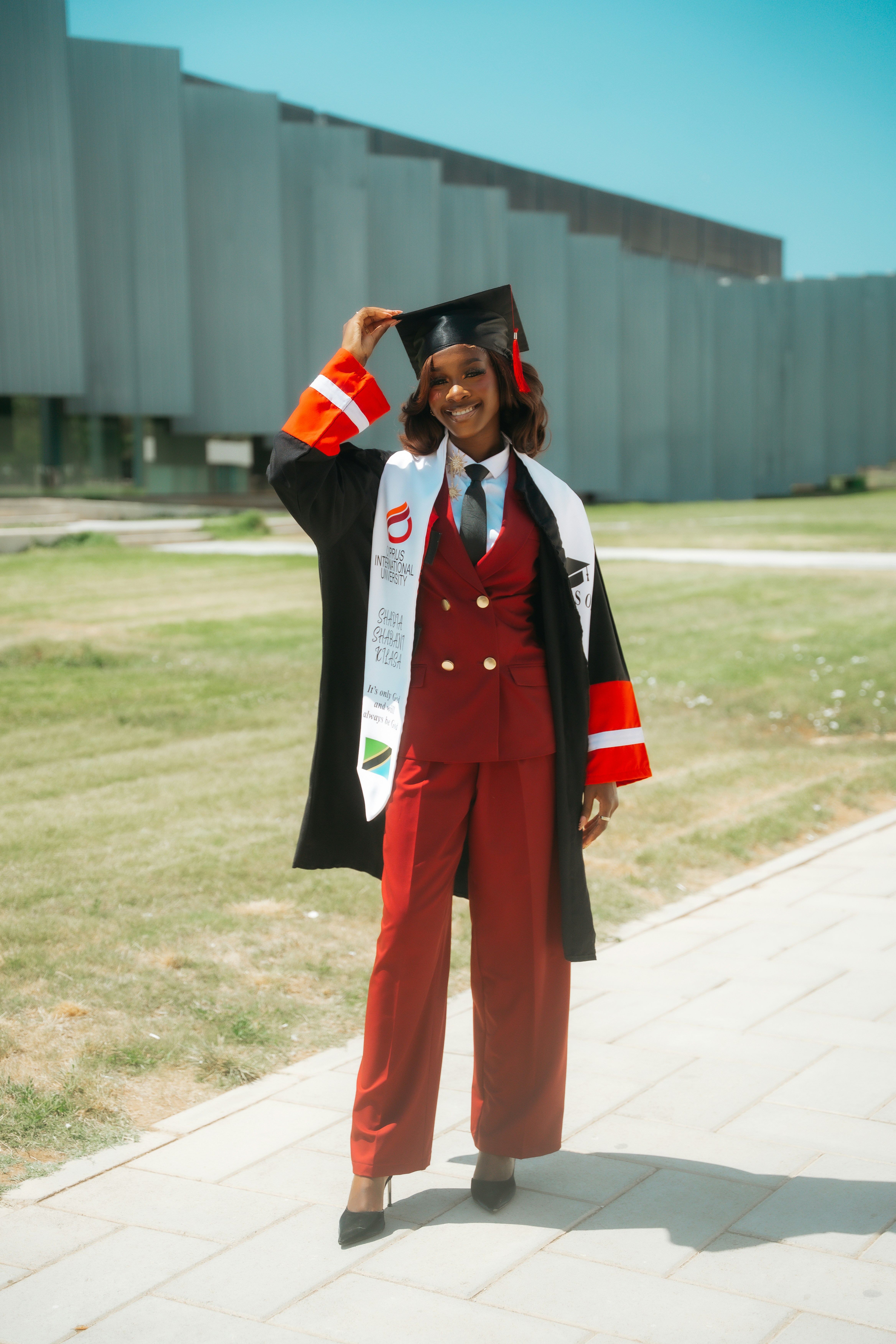 Graduation Moment: A Confident Leap into the Future