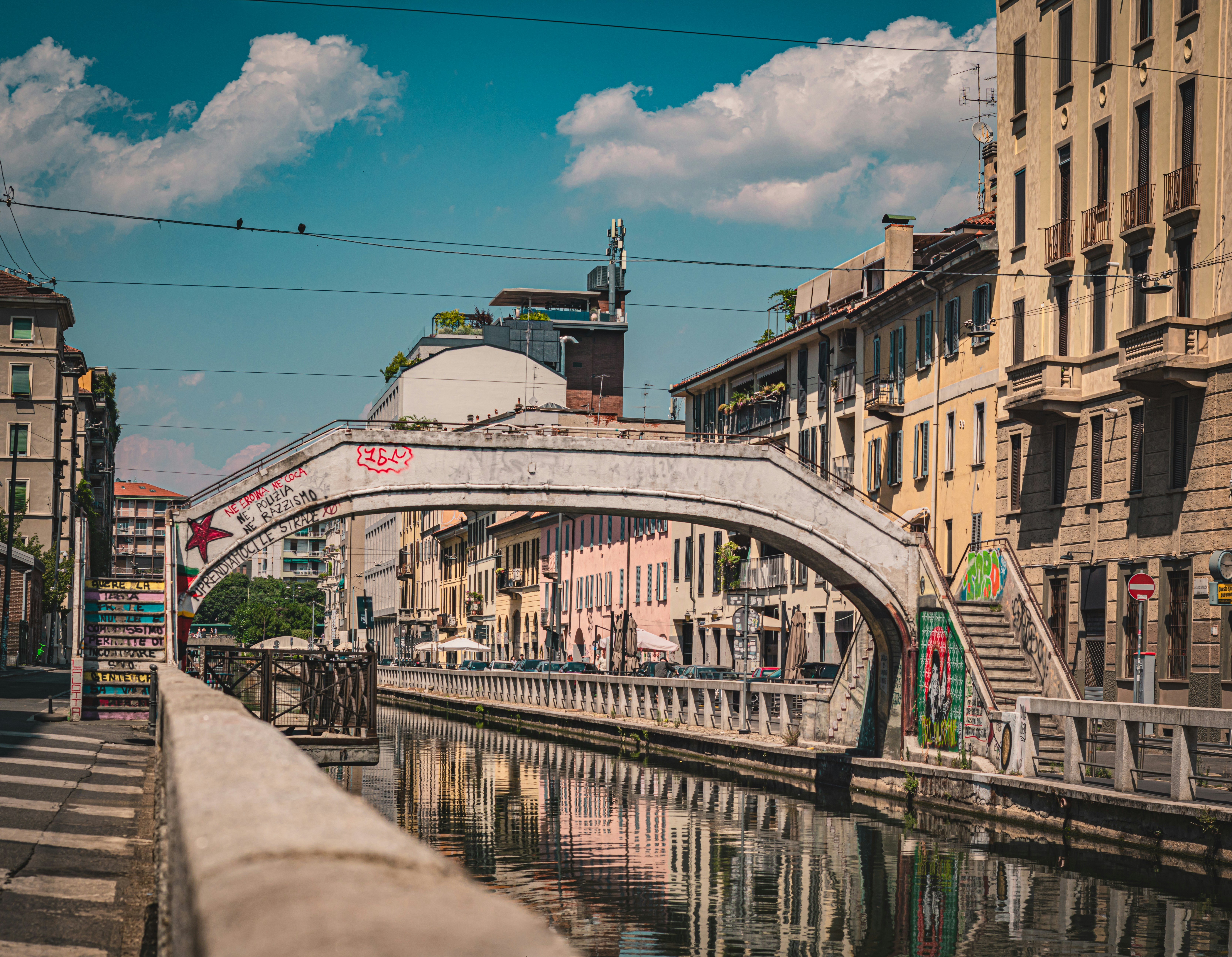 Canal Arch by the Stone Bridge: Reflections and Riverside Walk