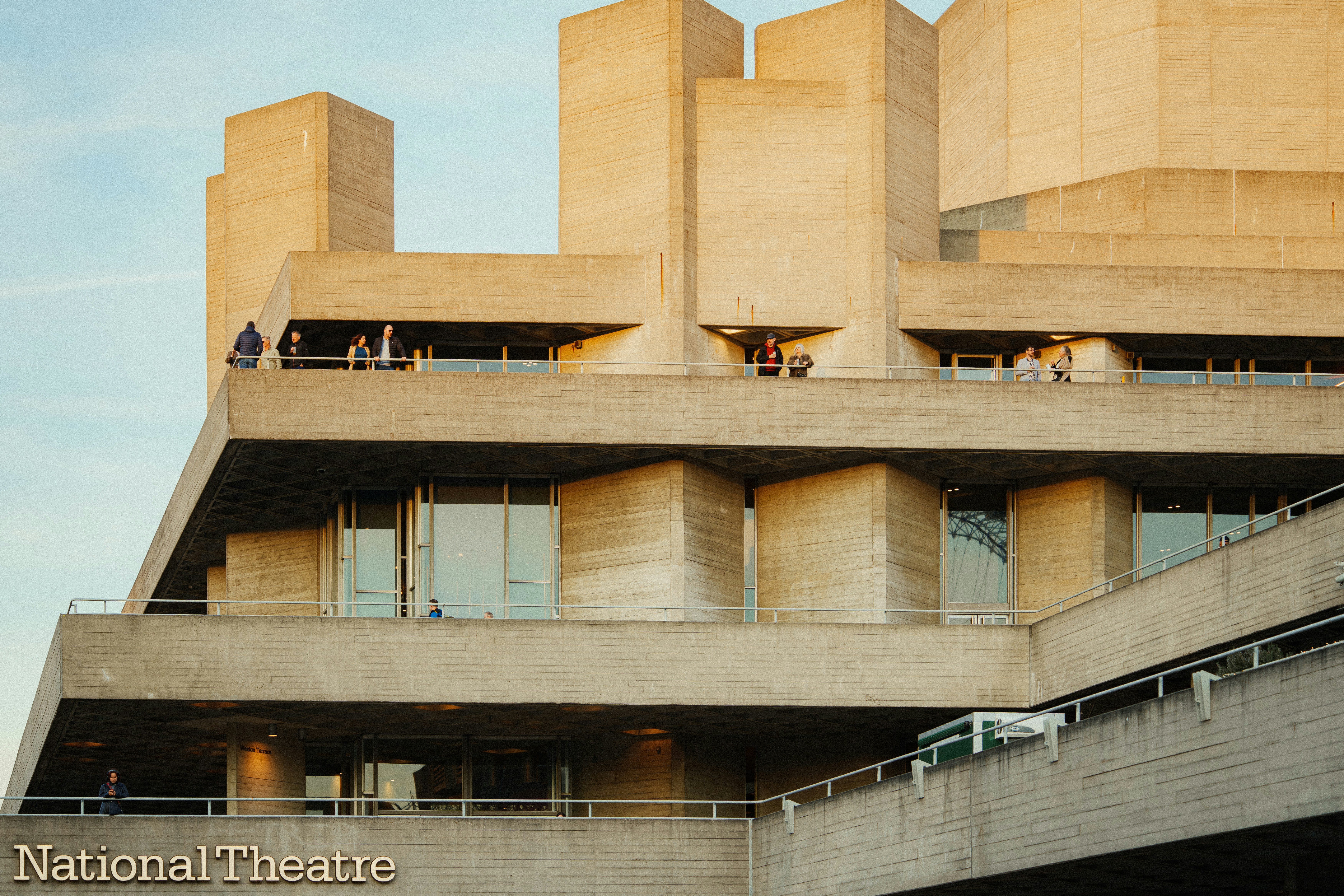 Terraced Concrete Geometry of the National Theatre