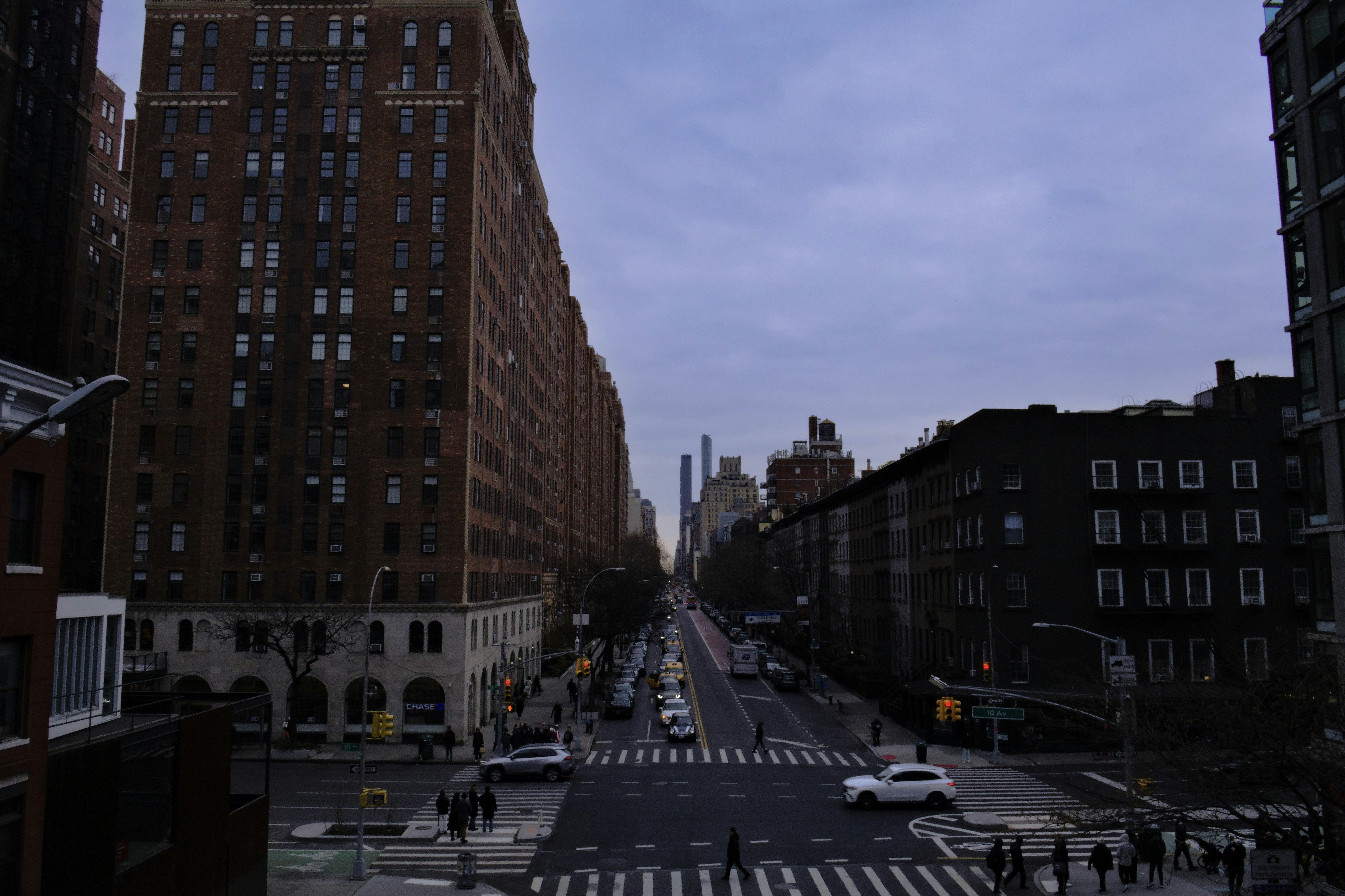Urban Horizon: Center Street Reaches Toward the Sky