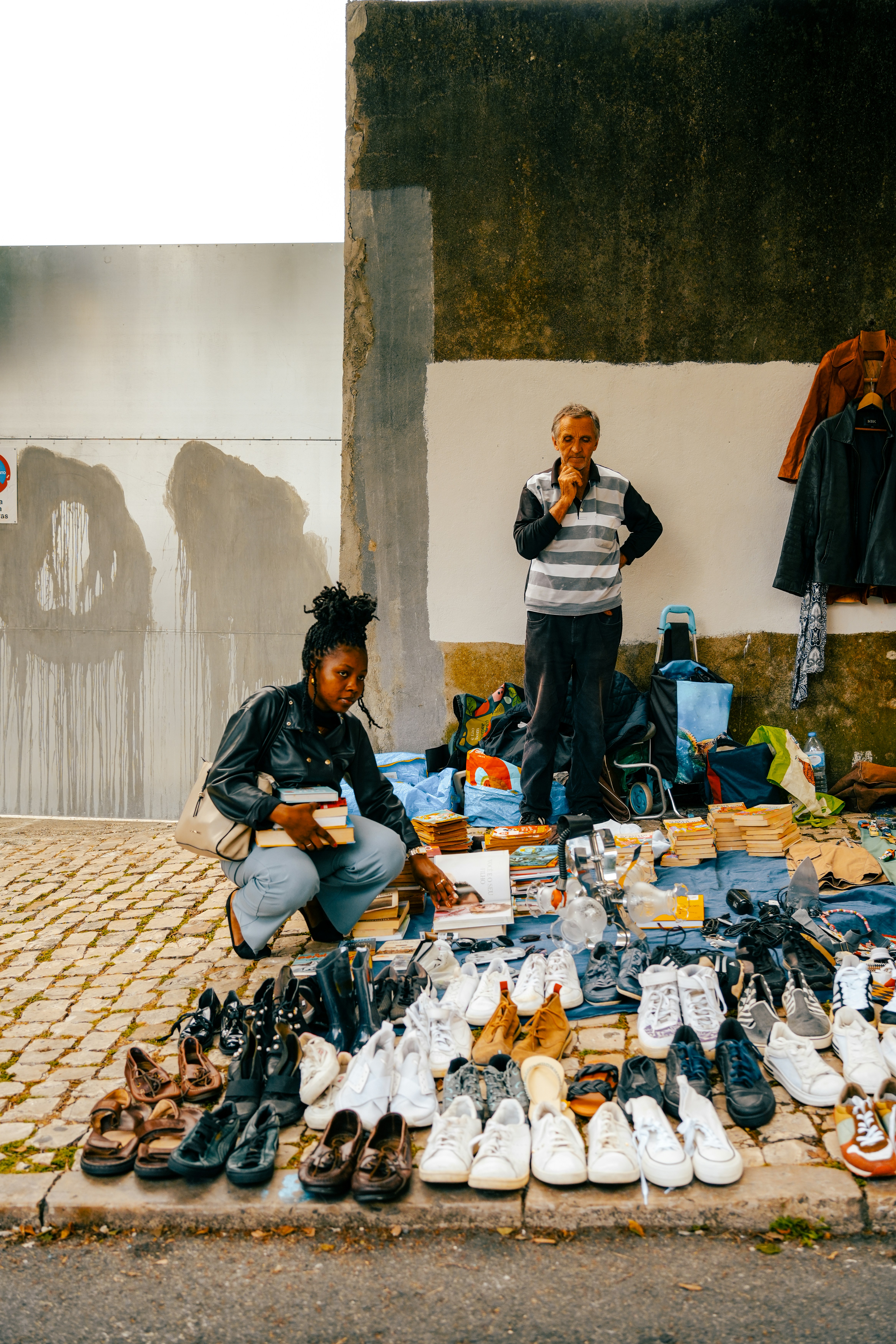 Runners of the Aisle: Shoes and Stories Spread Across the Cobblestones